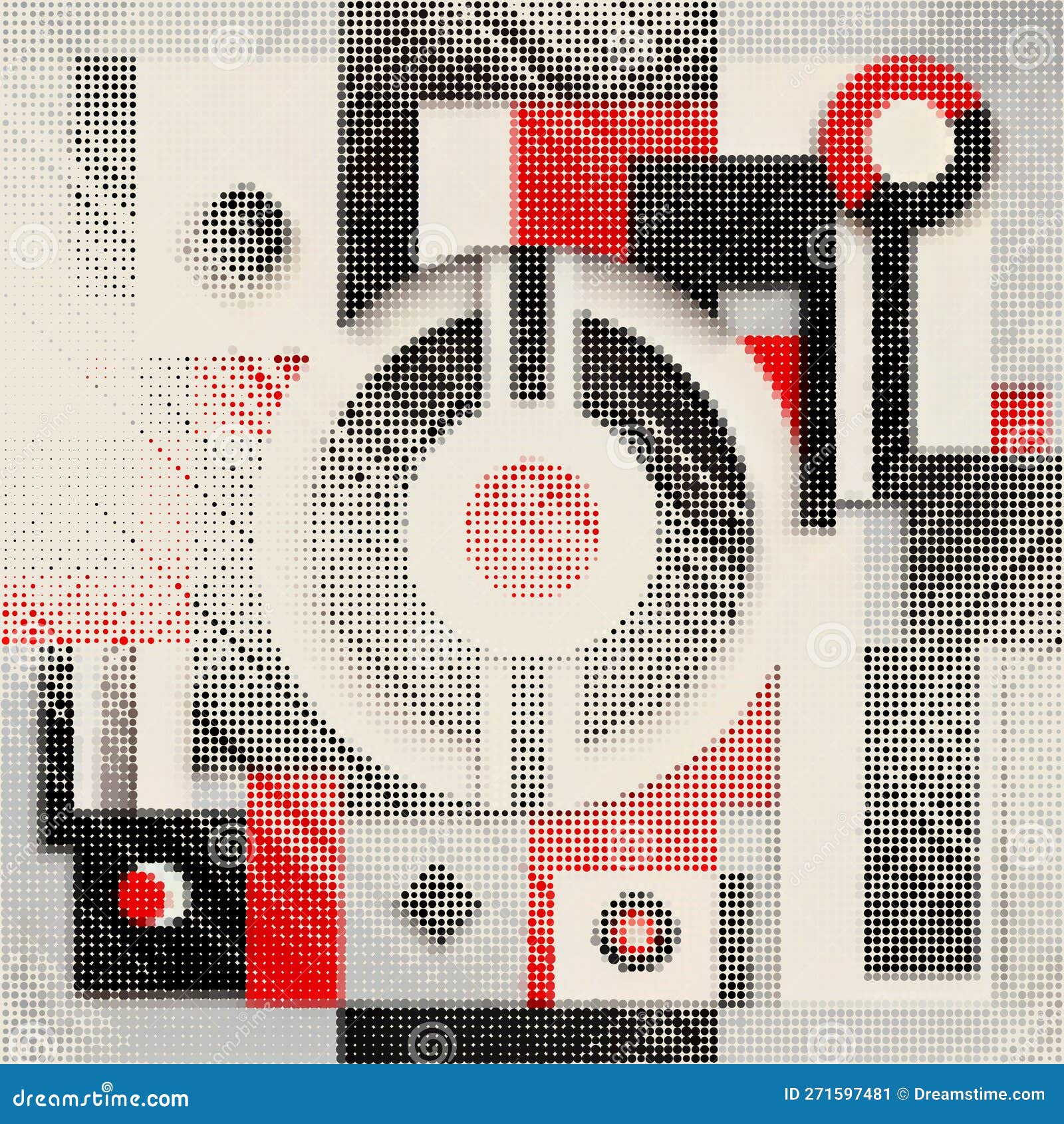 Art Abstract Halftone Dots Background. Vector Illustration Stock Vector ...