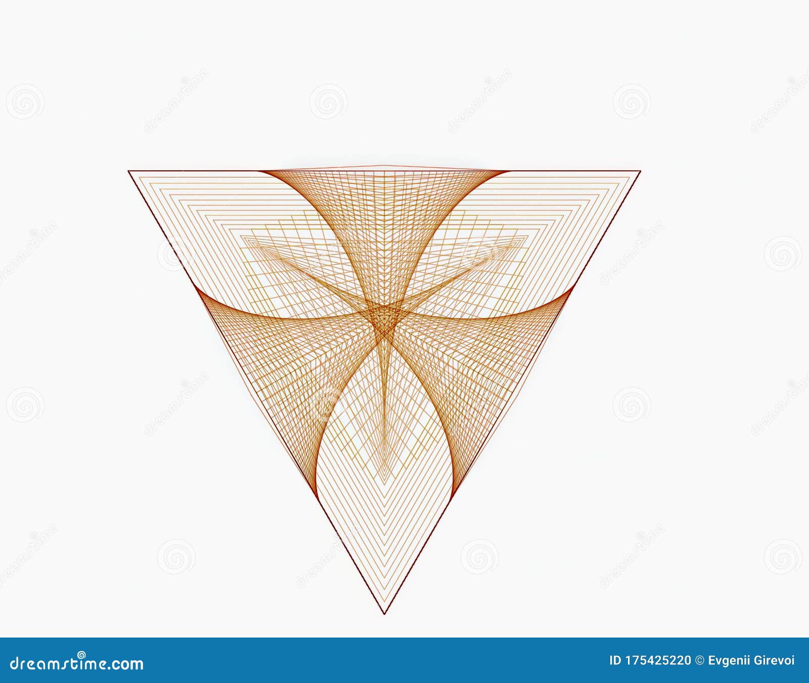 Art Abstract Red Triangle on a White Background Stock Photo ...