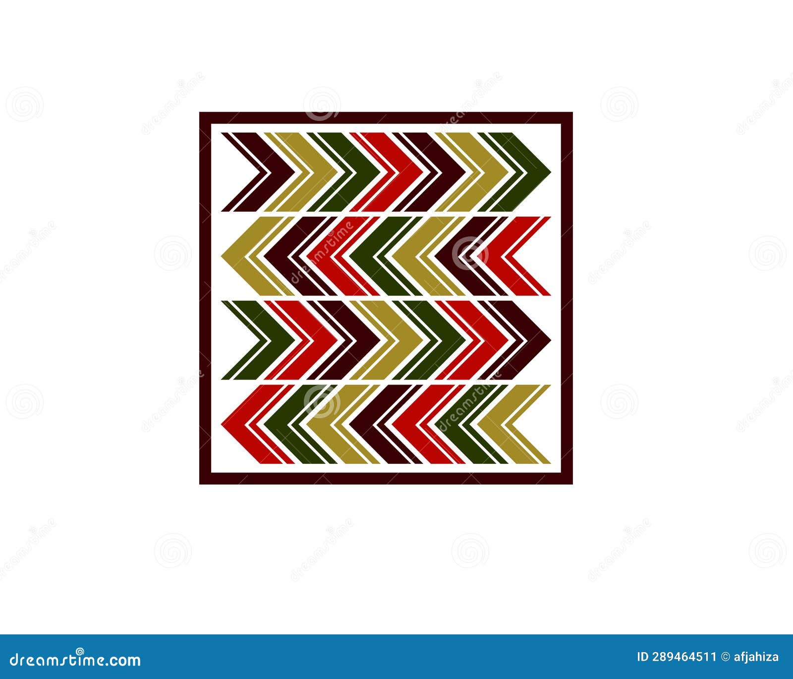 Art Arrow Frame Logo Symbol Stock Illustration - Illustration of ...