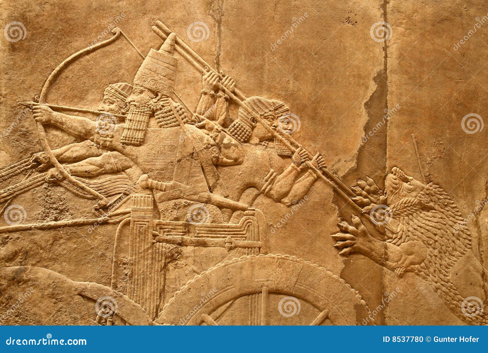 Art assyrien 4 d'Acient photo stock. Image du découpez - 8537780