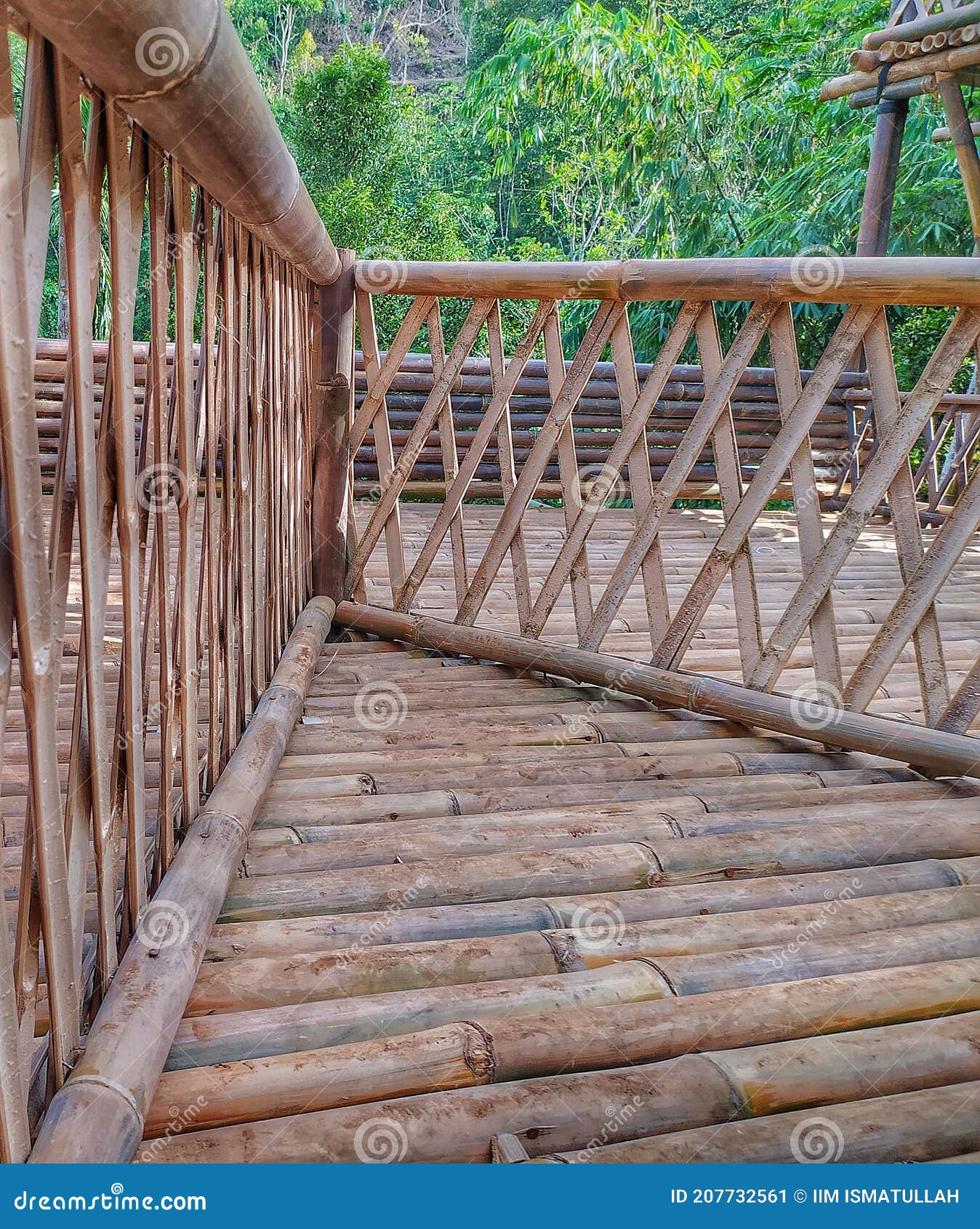 Bamboo Crafts For Room Dividers And Room Backgrounds. Royalty-Free ...