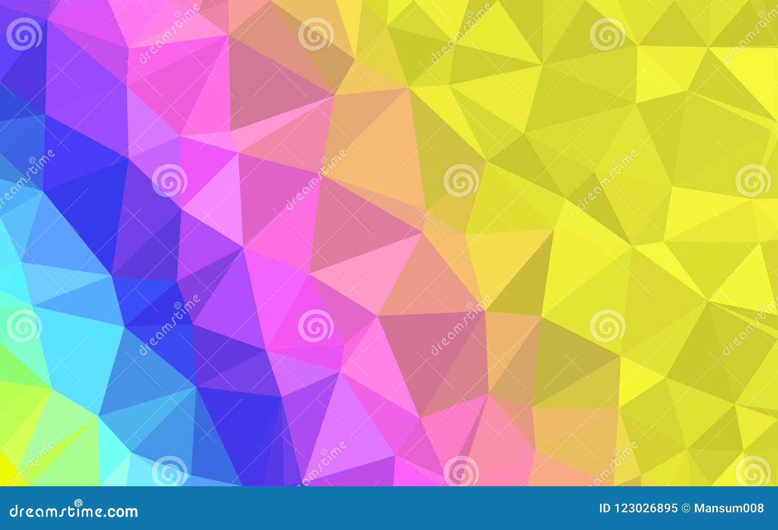 Art Beautiful Polygon Abstract Pattern Background Stock Illustration ...