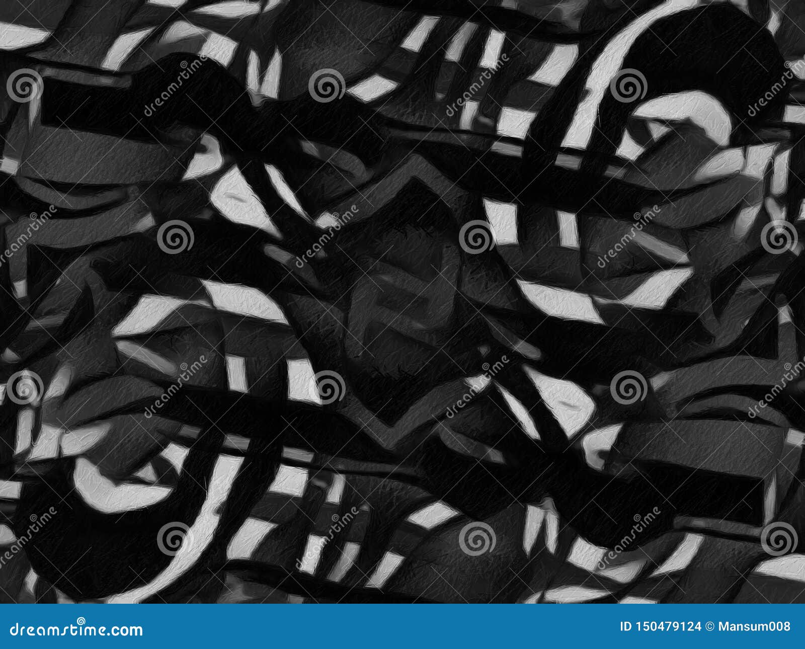 Black Color Pattern Background Stock Illustration - Illustration of ...