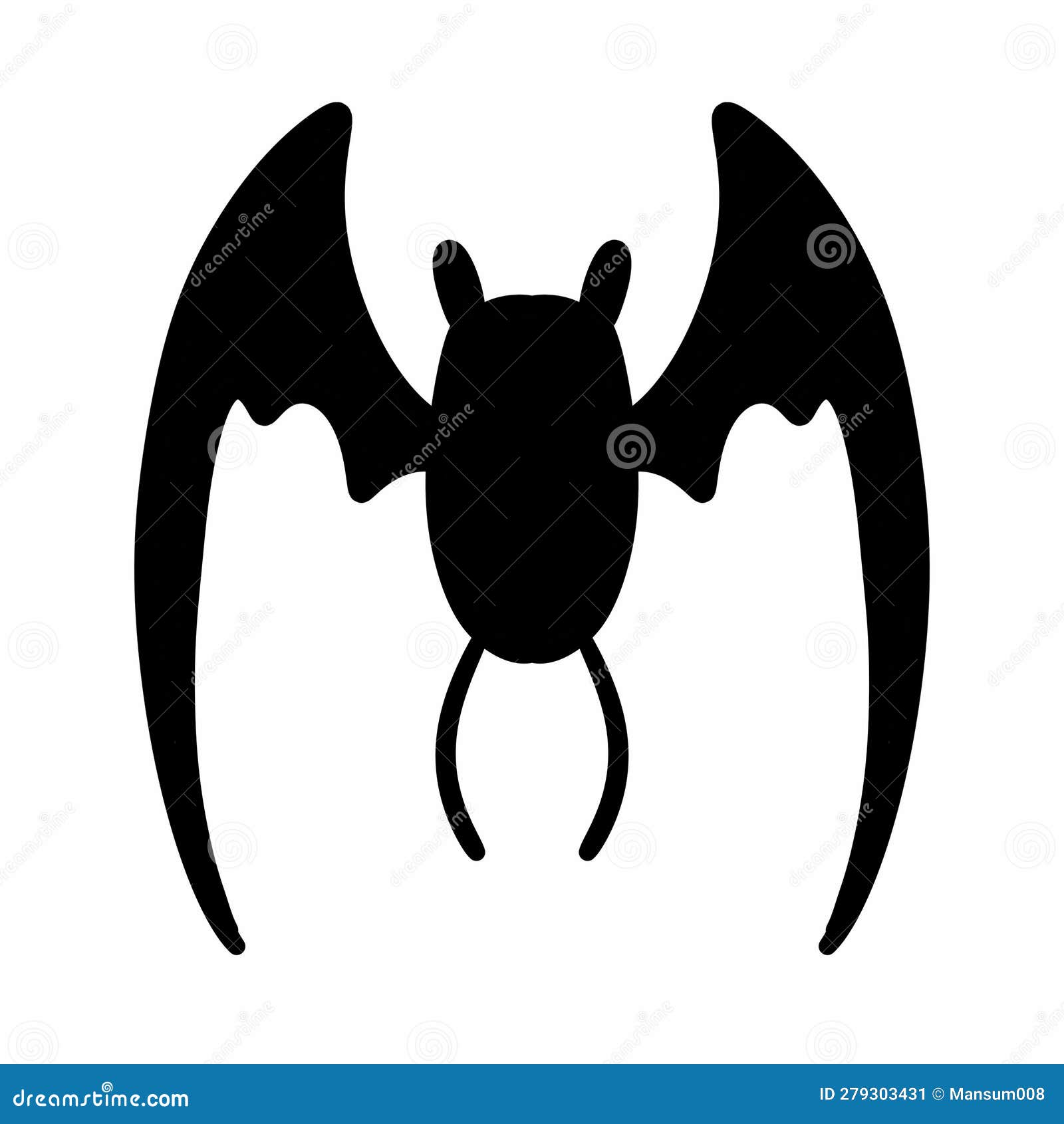 Black and White of Bat Cartoon Stock Illustration - Illustration of ...