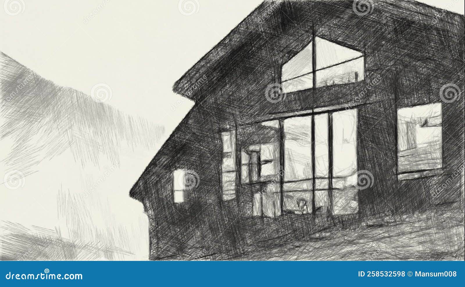 Black and White of Home Background Stock Footage - Video of decorative ...