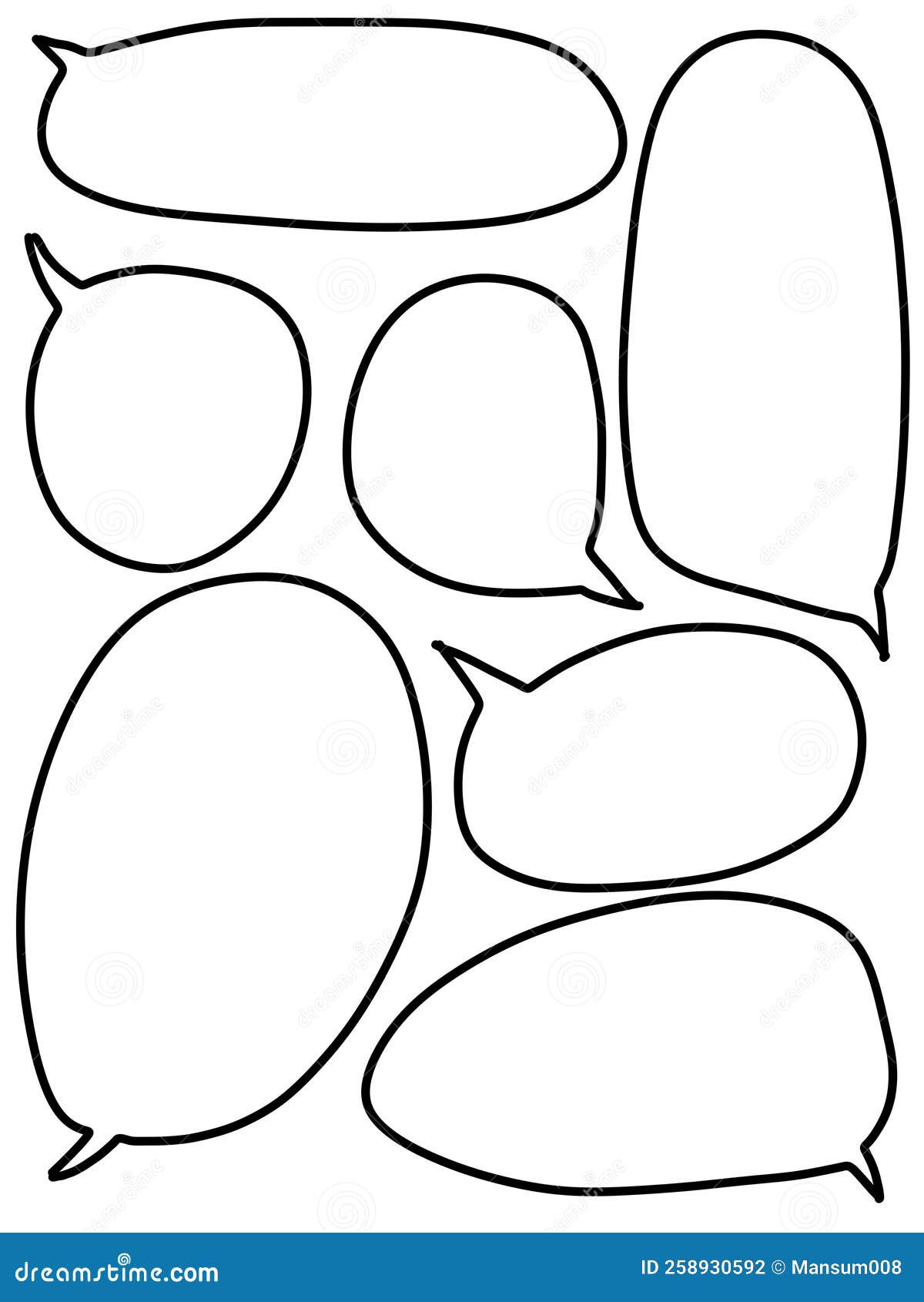 Black and White of Textbox Cartoon Stock Illustration - Illustration of ...