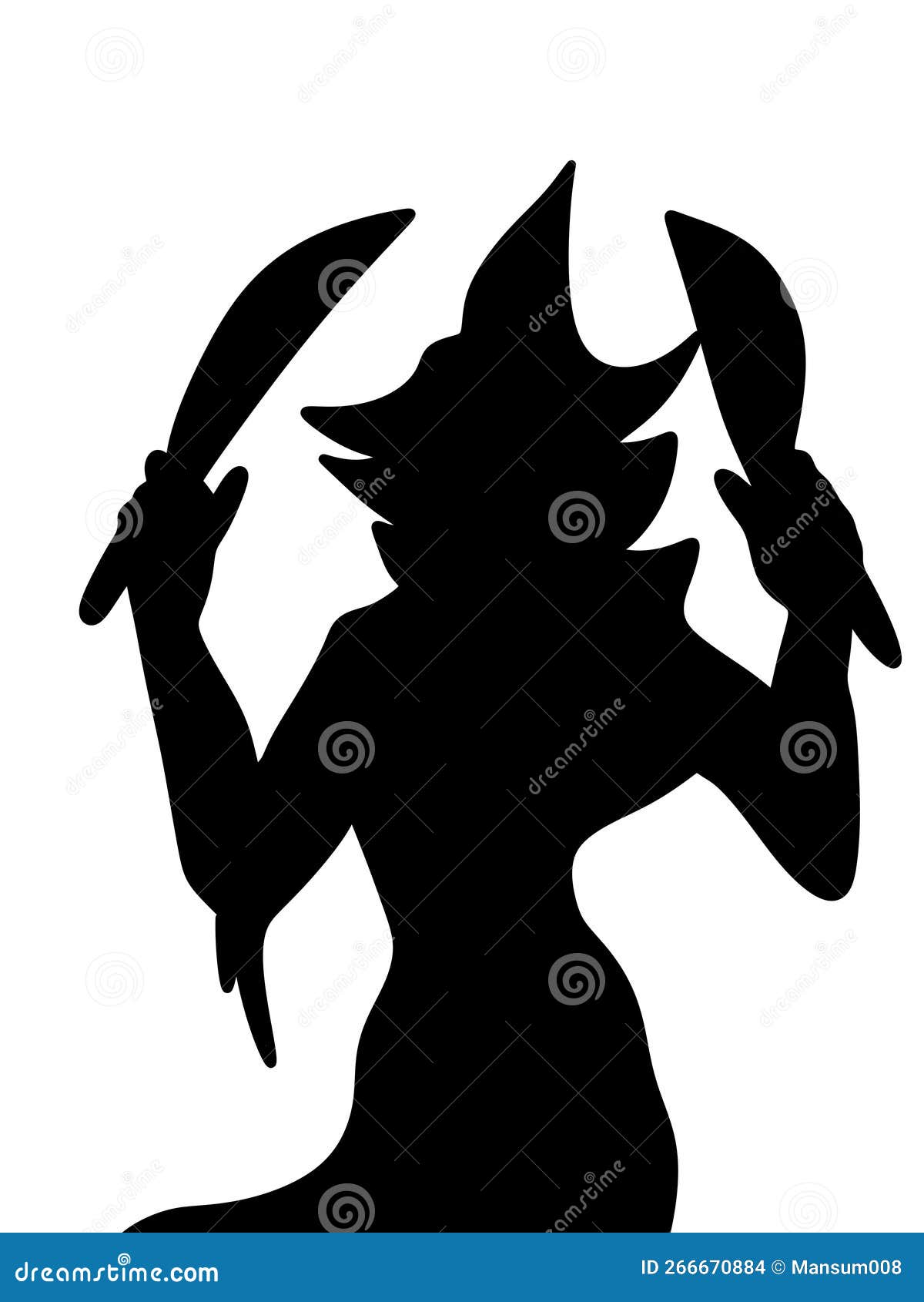 Black and White of Witch Shape Stock Illustration - Illustration of ...