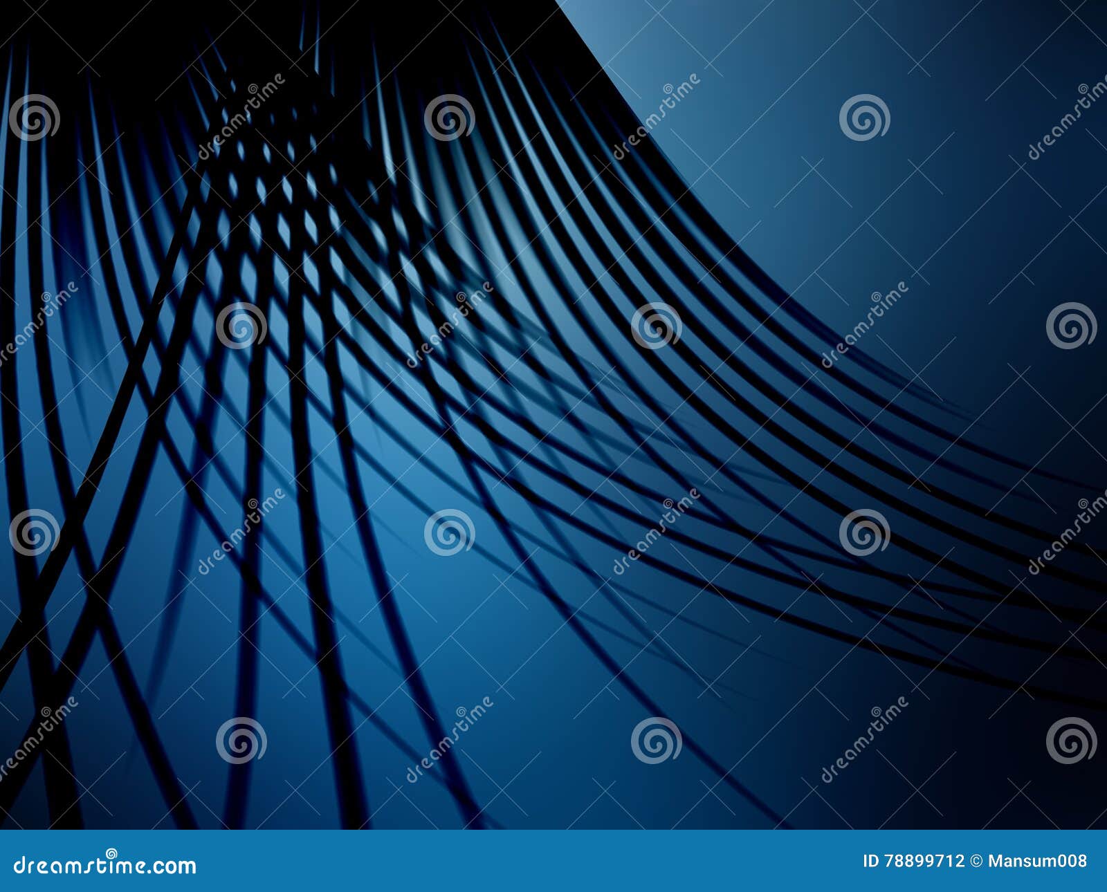 Art Blue Abstract Pattern Background Stock Illustration - Illustration ...