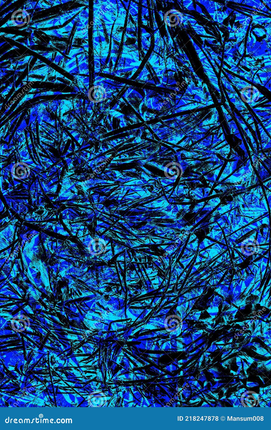 Blue Color of Abstract Background Stock Illustration - Illustration of ...