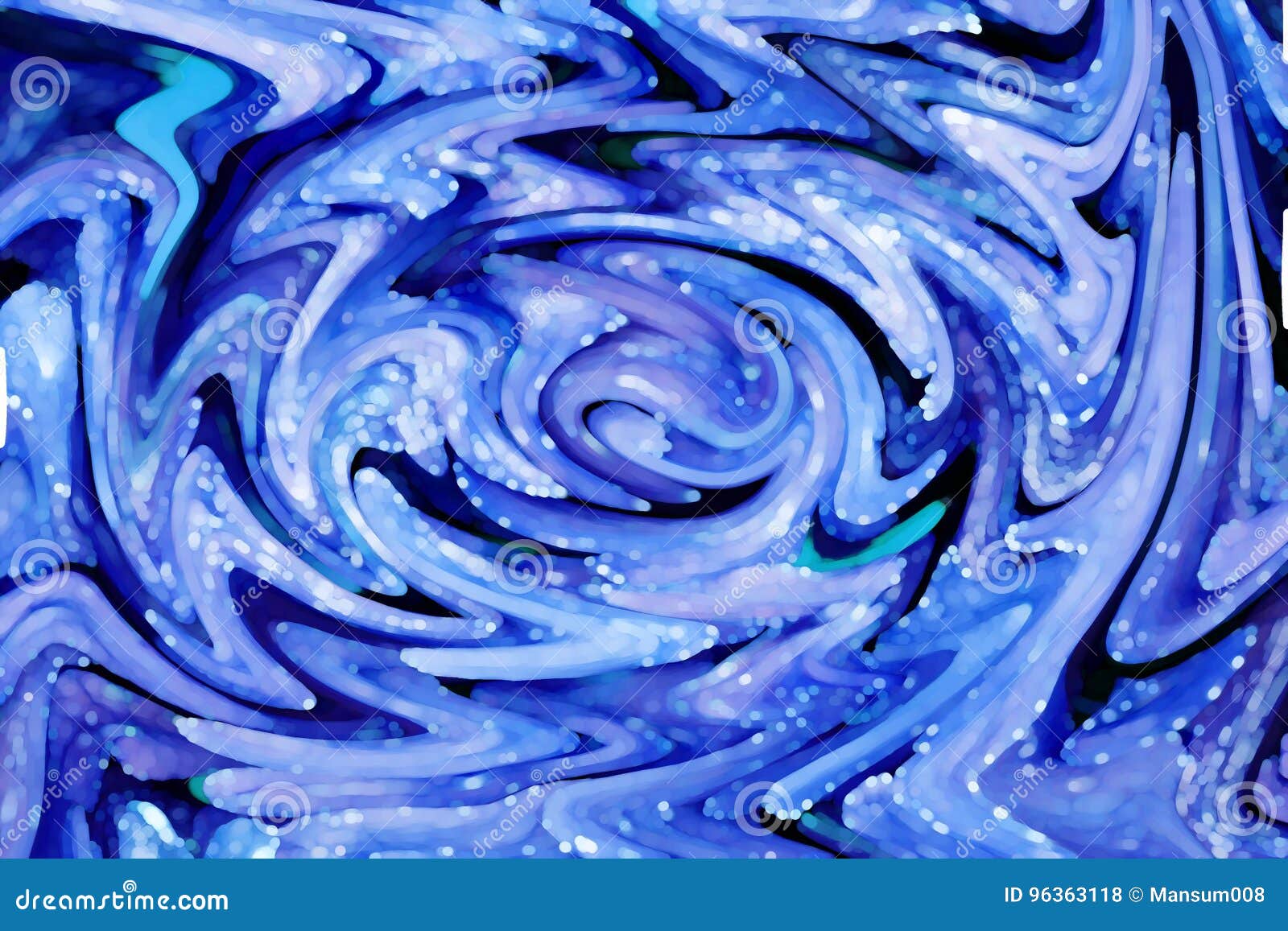 Art Blue Color Abstract Pattern Background Stock Illustration ...