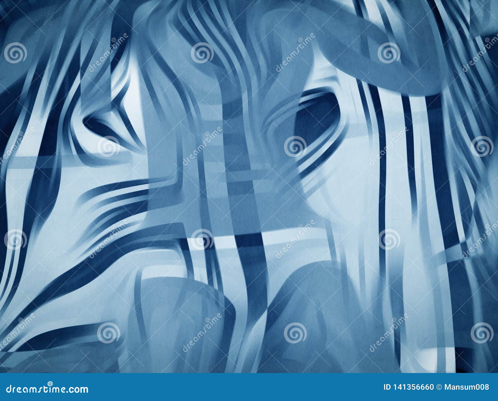 Blue Color Pattern Background Stock Illustration - Illustration of ...