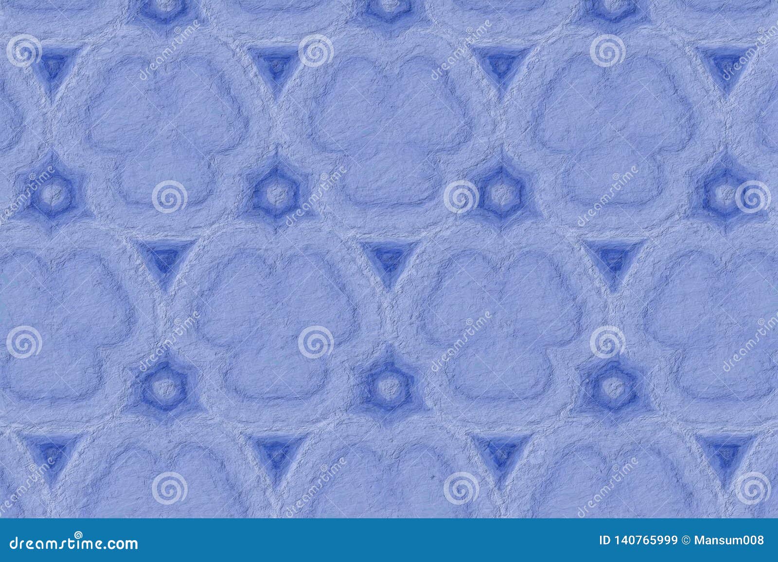Blue Color Pattern Background Stock Illustration - Illustration of ...