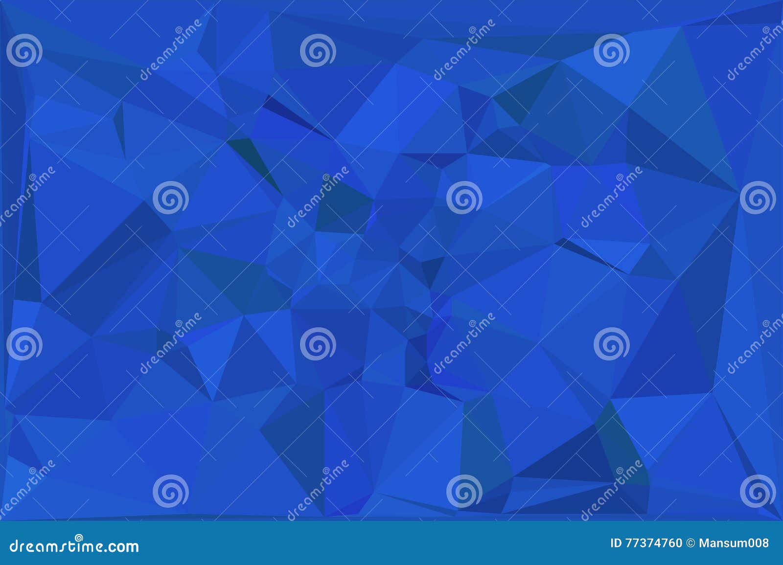 Art Blue Polygon Abstract Pattern Background Stock Illustration ...
