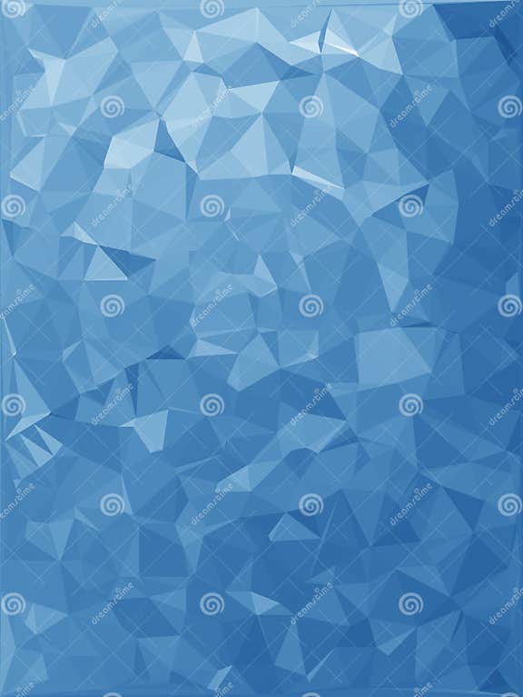 Art Blue Polygon Pattern Background Stock Illustration - Illustration ...