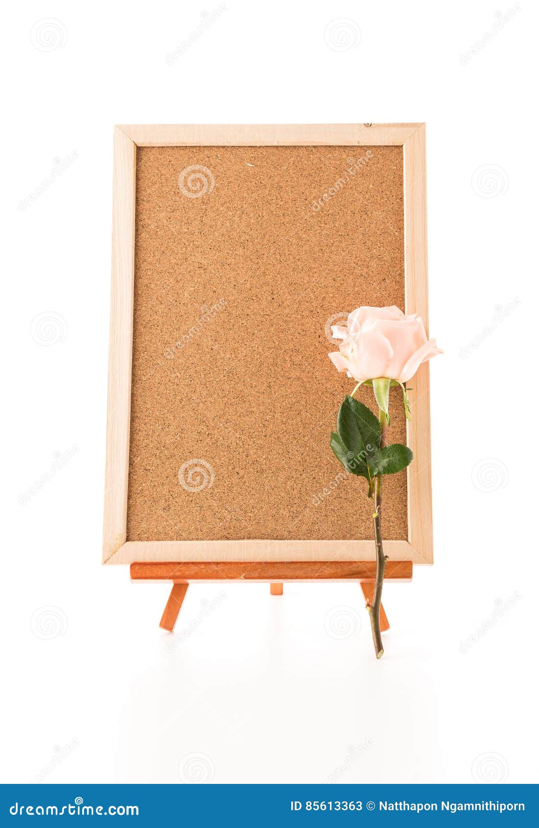 Art board with rose stock image. Image of romantic, space - 85613363