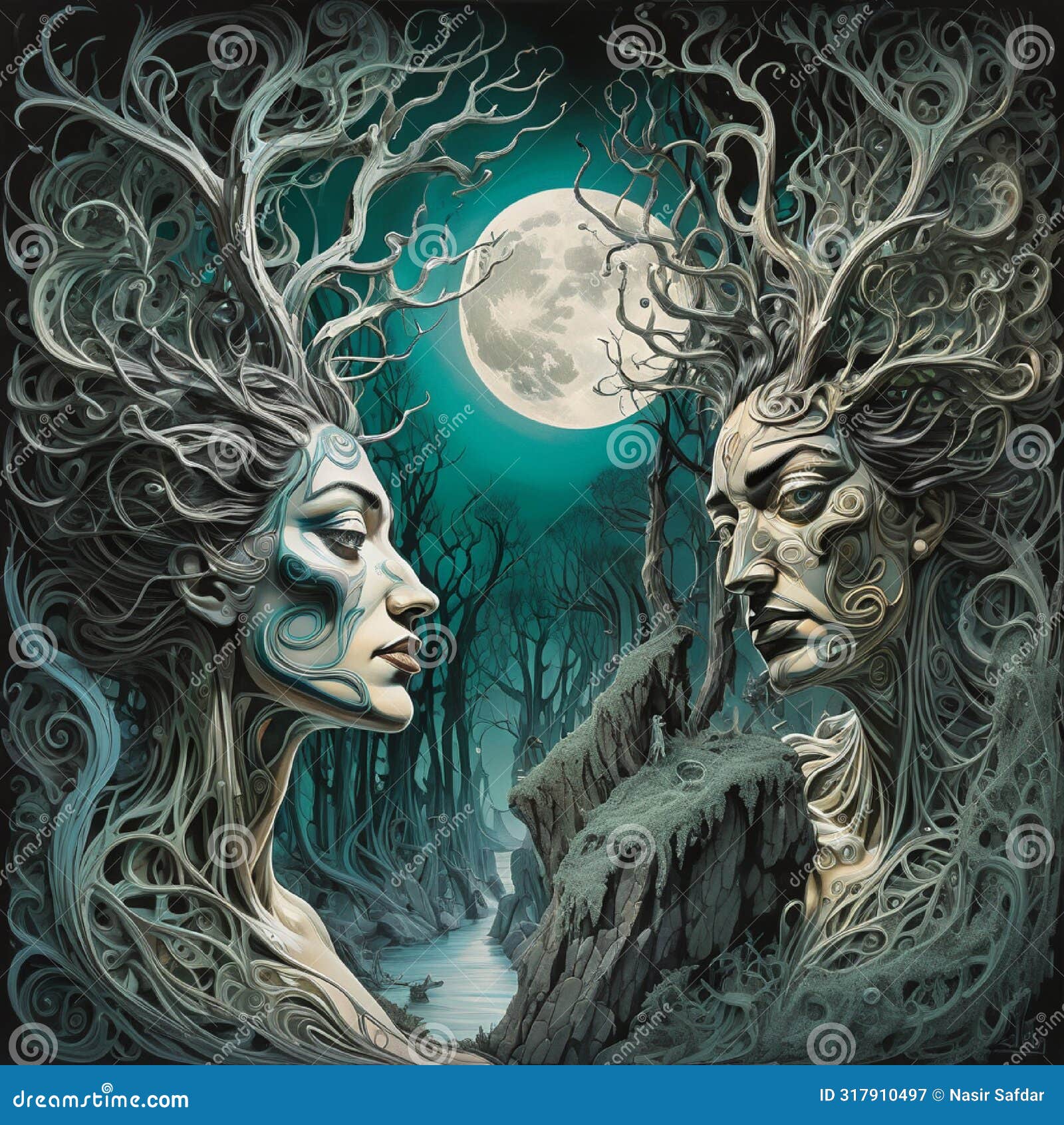 The Art of the Book the Book of Shadows Stock Illustration ...