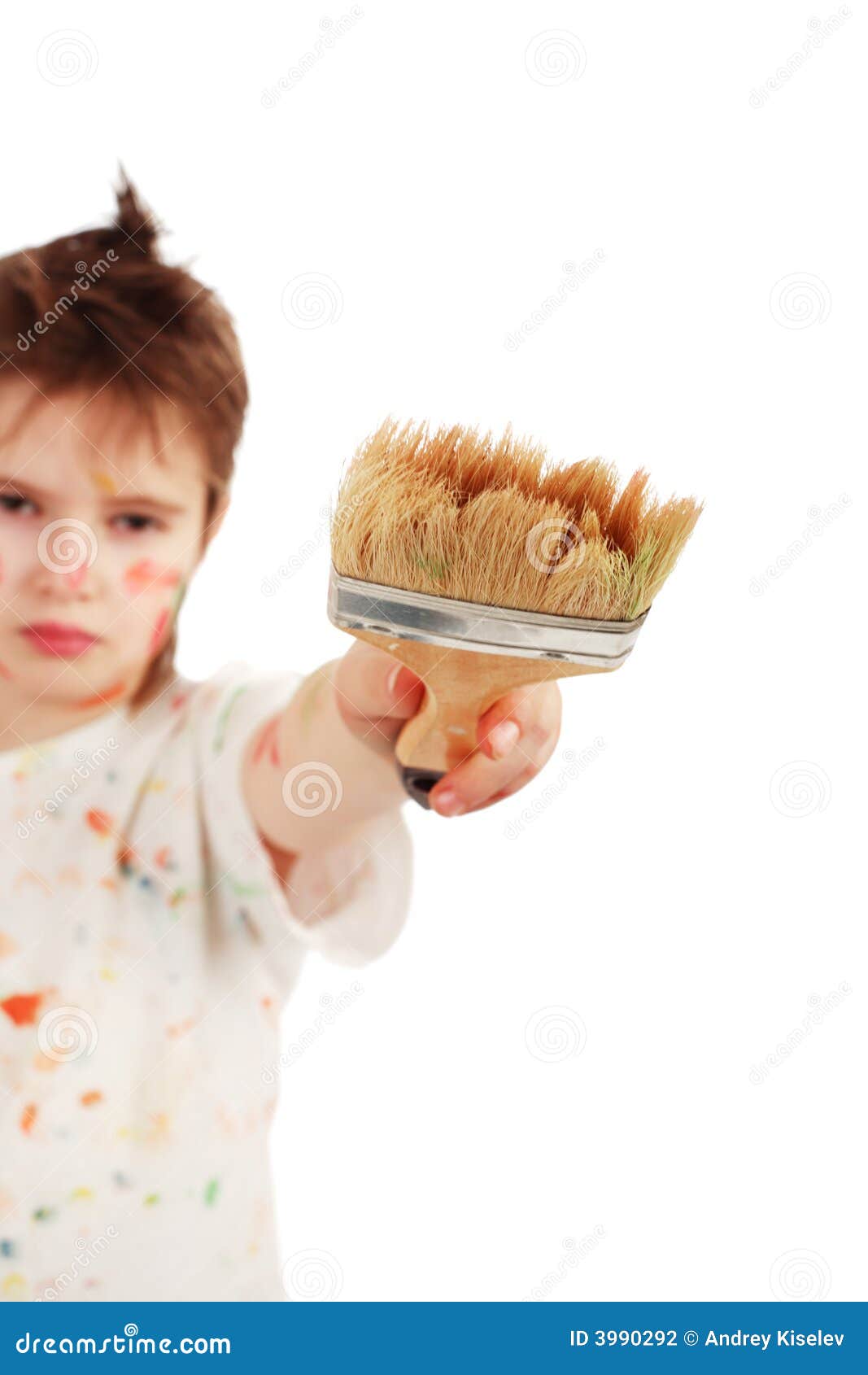 Art boy stock photo. Image of colorful, drawing, painter - 3990292