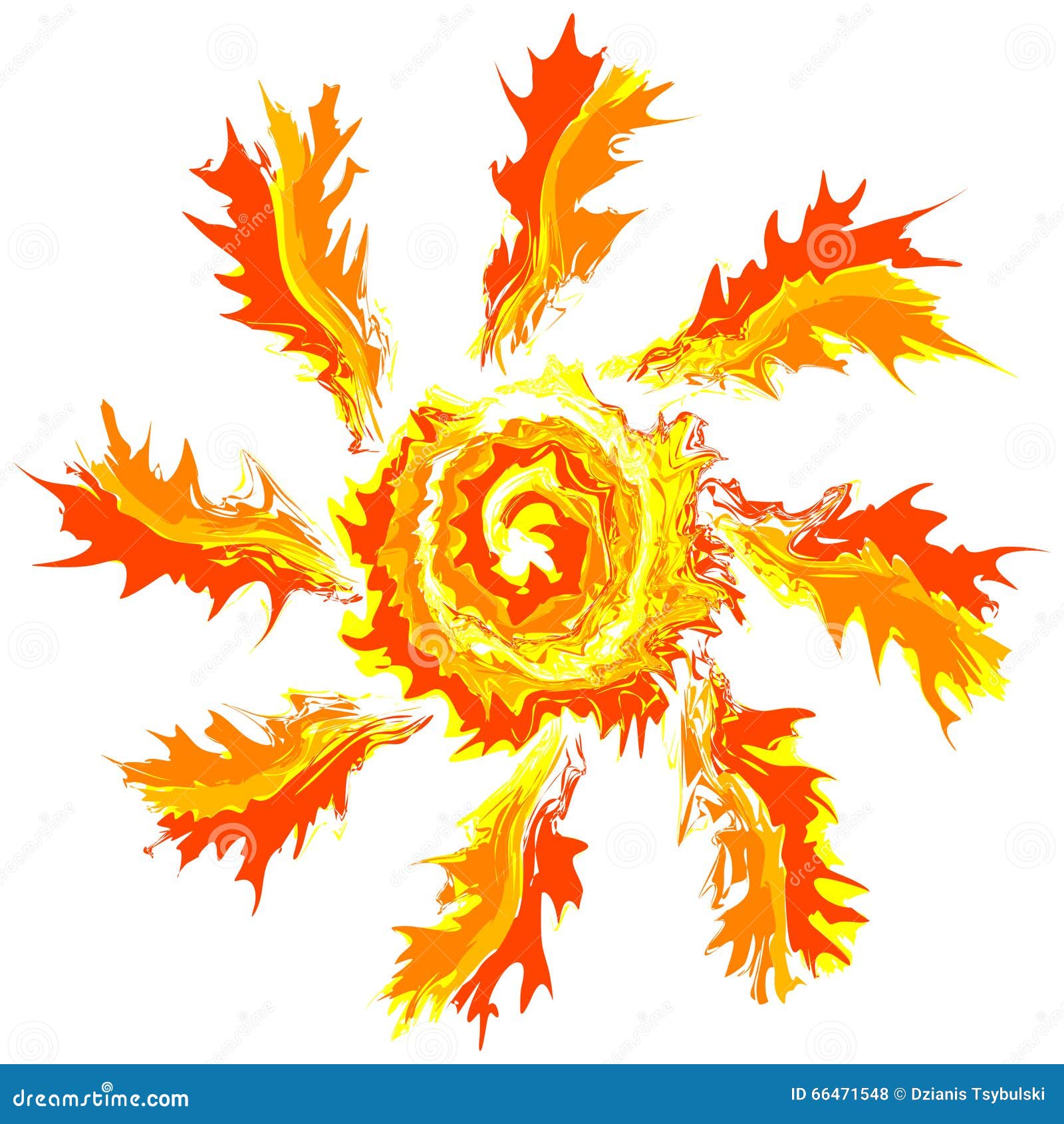 Art Brash Stroke Splash Paint Isolated Vector Sun Abstract Background ...