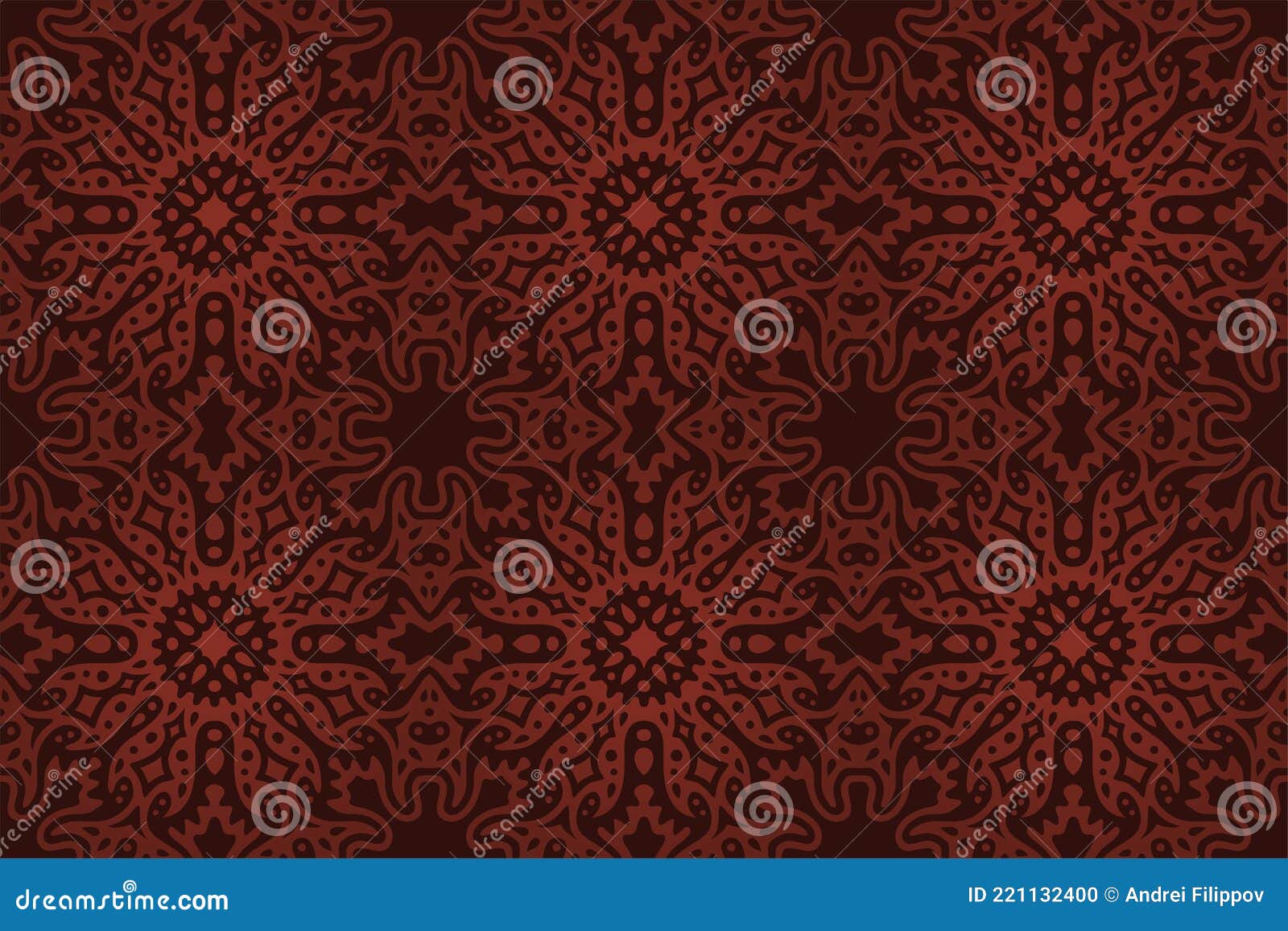 Art with Brown Abstract Eastern Tile Pattern Stock Vector ...