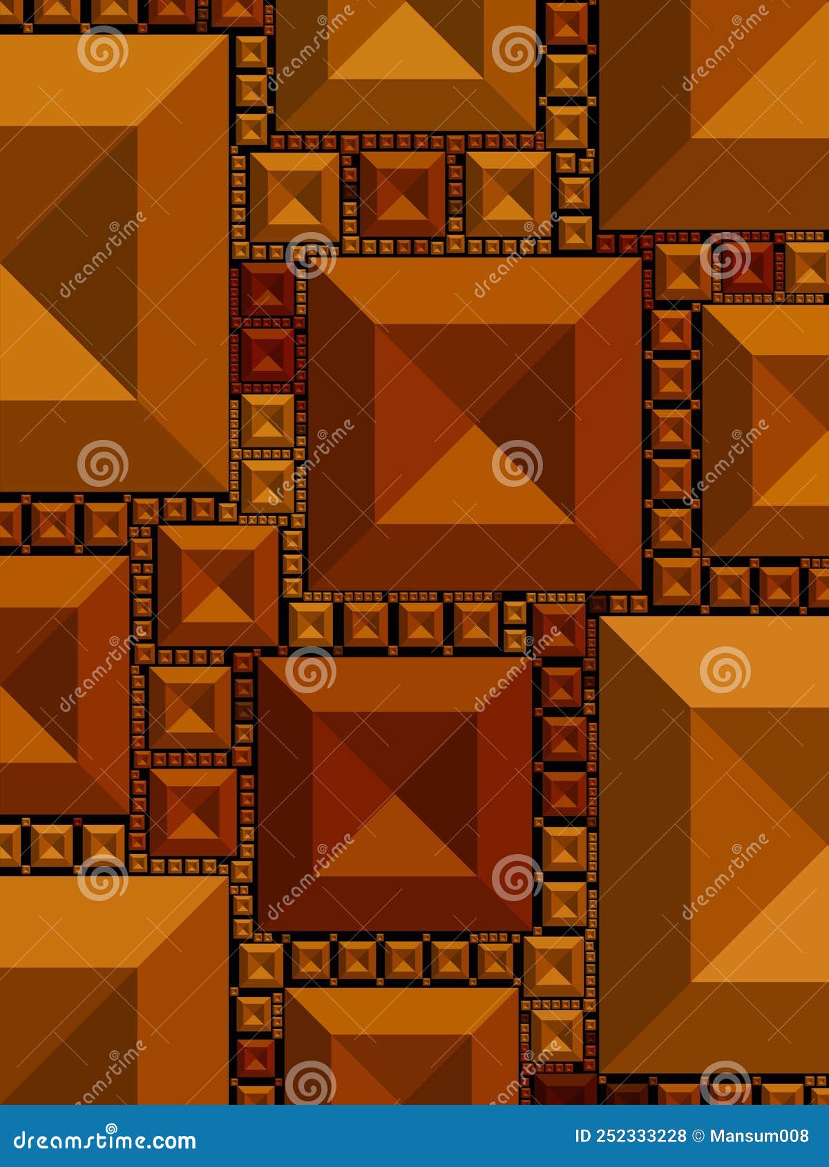 Brown Color of Abstract Background Stock Illustration - Illustration of ...