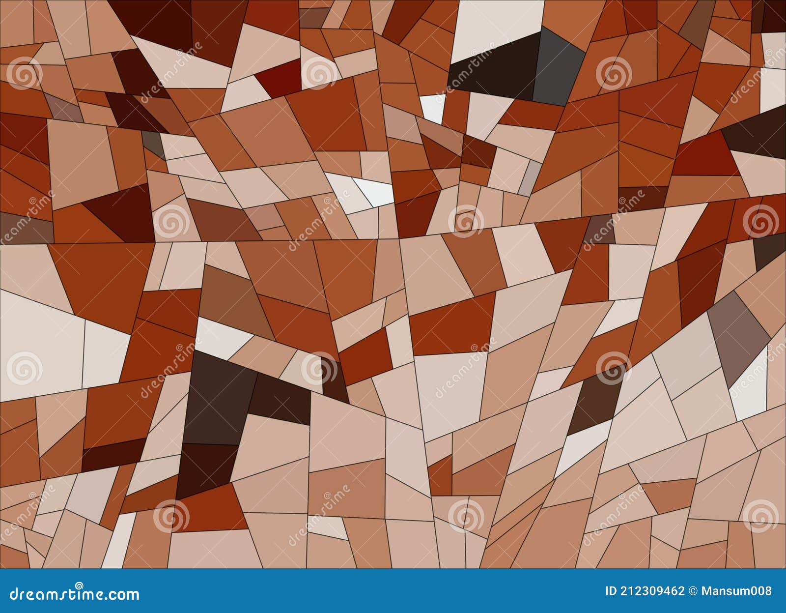 Brown Color Abstract Pattern Background Stock Illustration ...