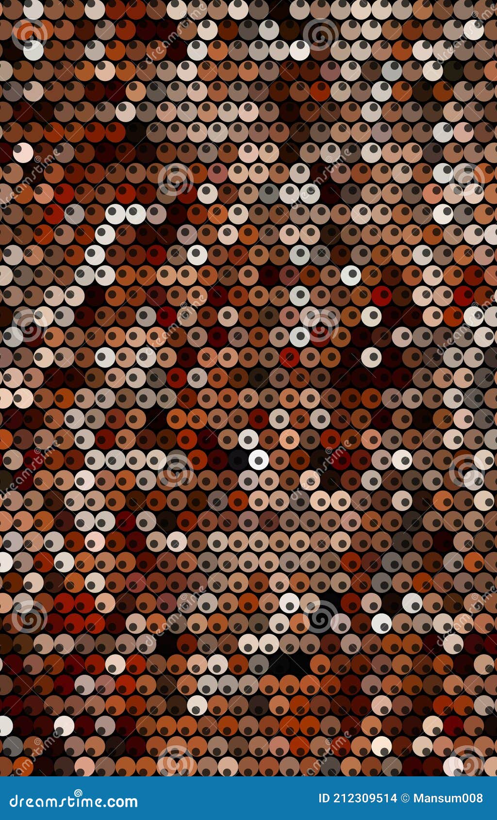 Brown Color Abstract Pattern Background Stock Illustration ...