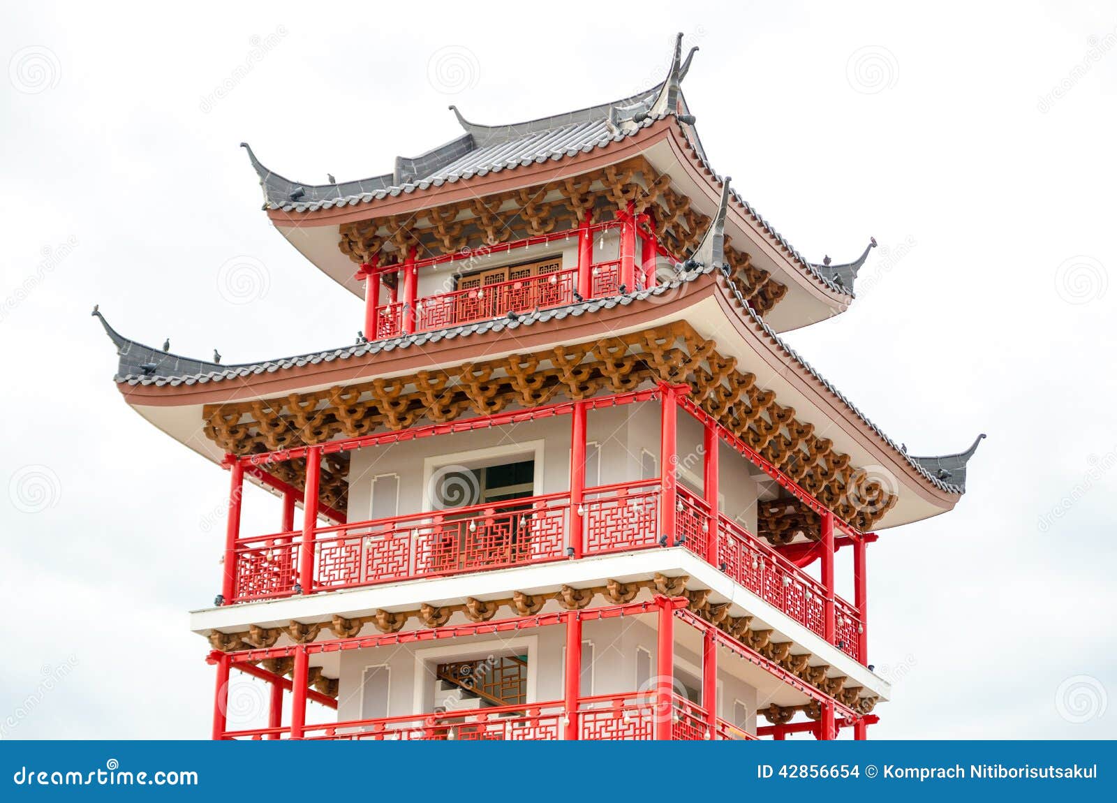 Art of China tower stock photo. Image of structure, hight - 42856654