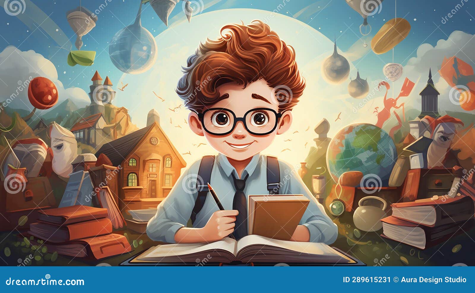 Art Class Illustration Creativity in Back To School Design Stock ...