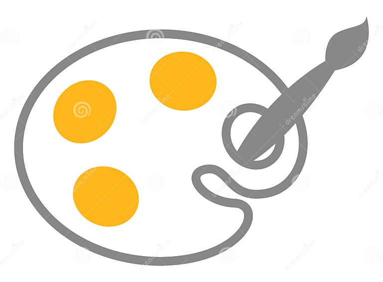 Art class, icon stock vector. Illustration of drawn - 259784578