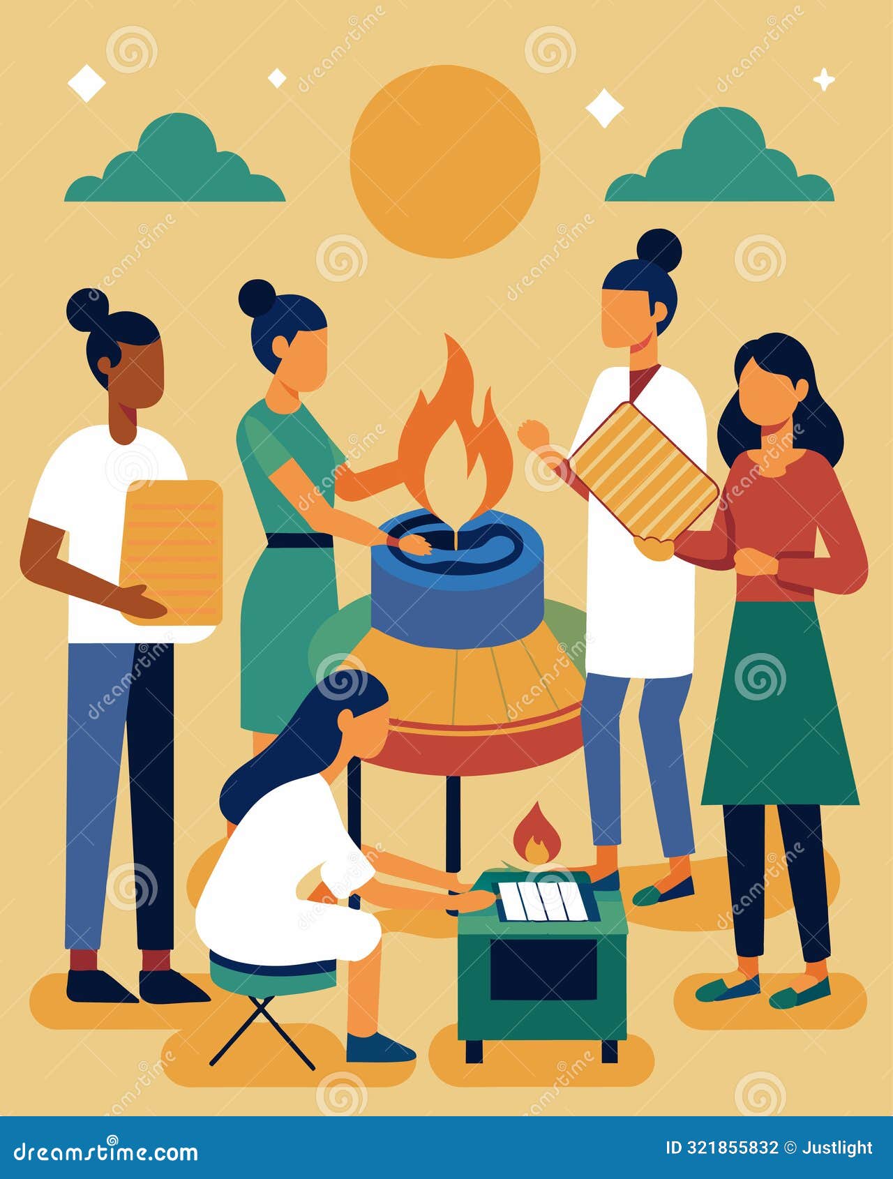 Class F Fire For Fire Safety And Fire Safety Icons With Fire Classes ...