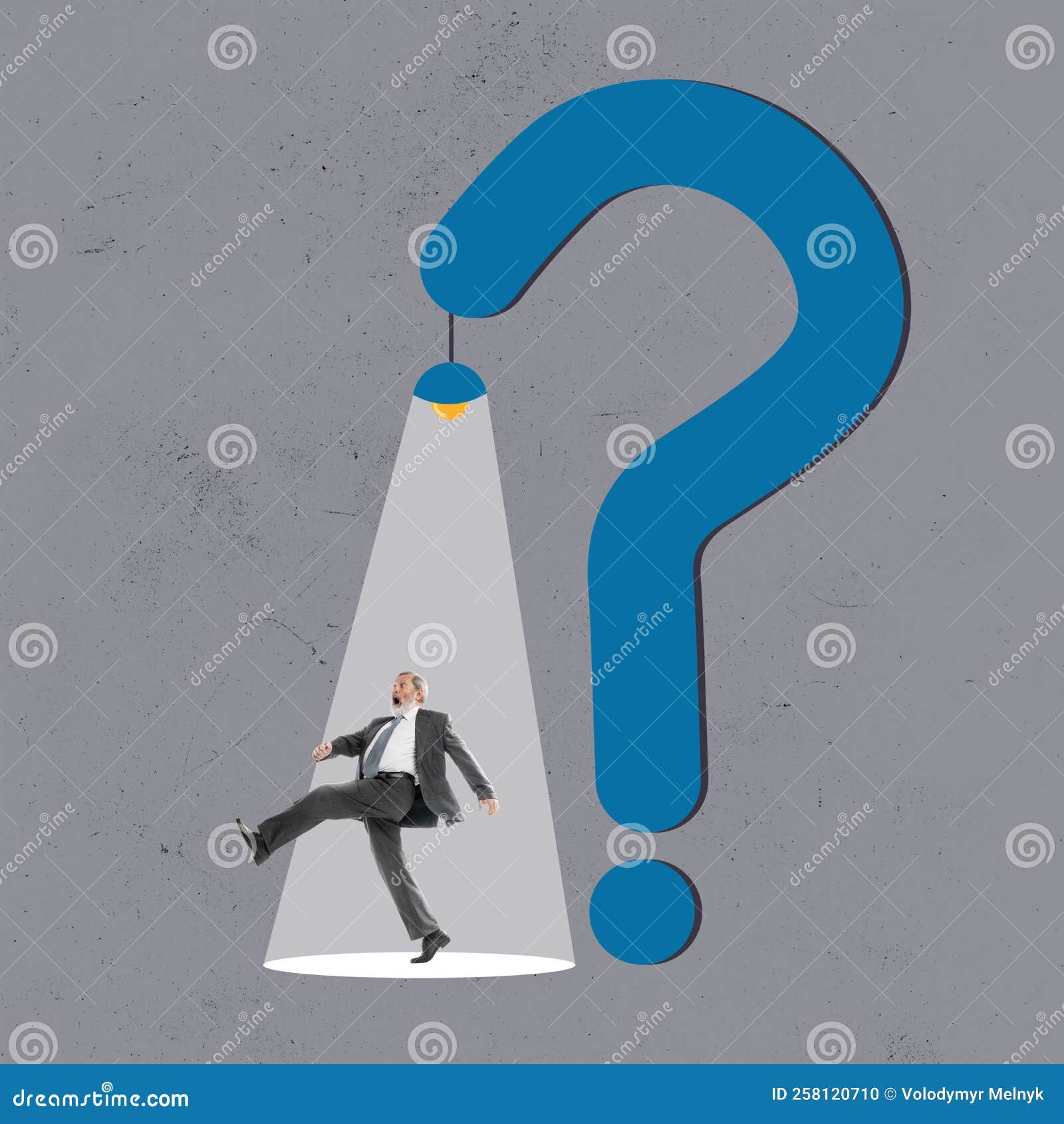 Art Collage. Hope in Crisis, Solution in Problem or Difficulty, Idea ...