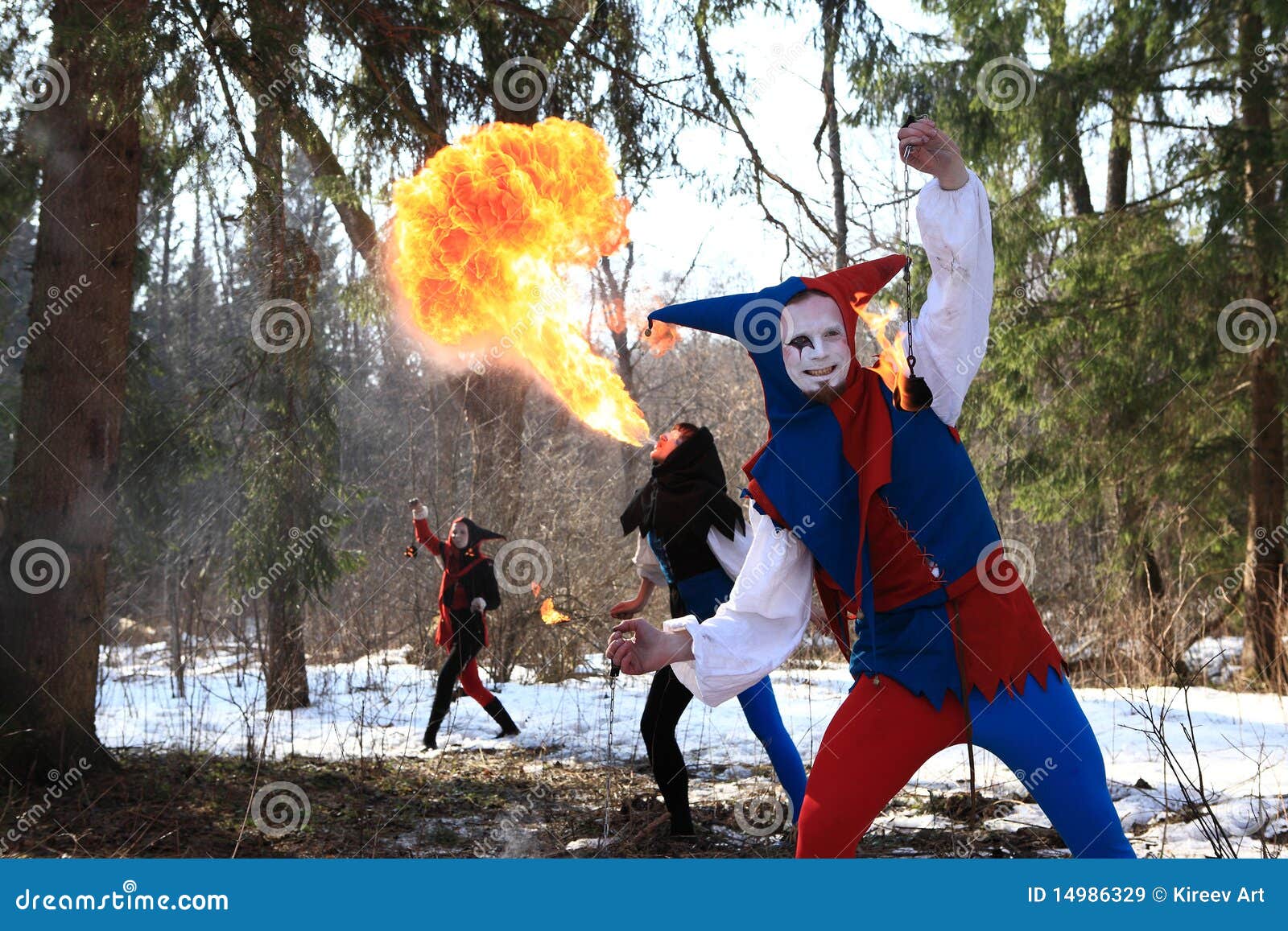Art Collective Showing Elements of Fiery Show Stock Image - Image of ...