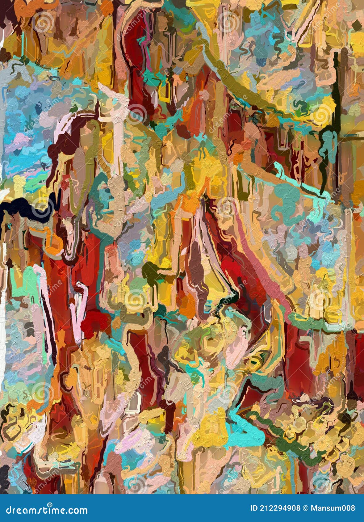 Color Abstract Pattern Background Stock Illustration - Illustration of ...