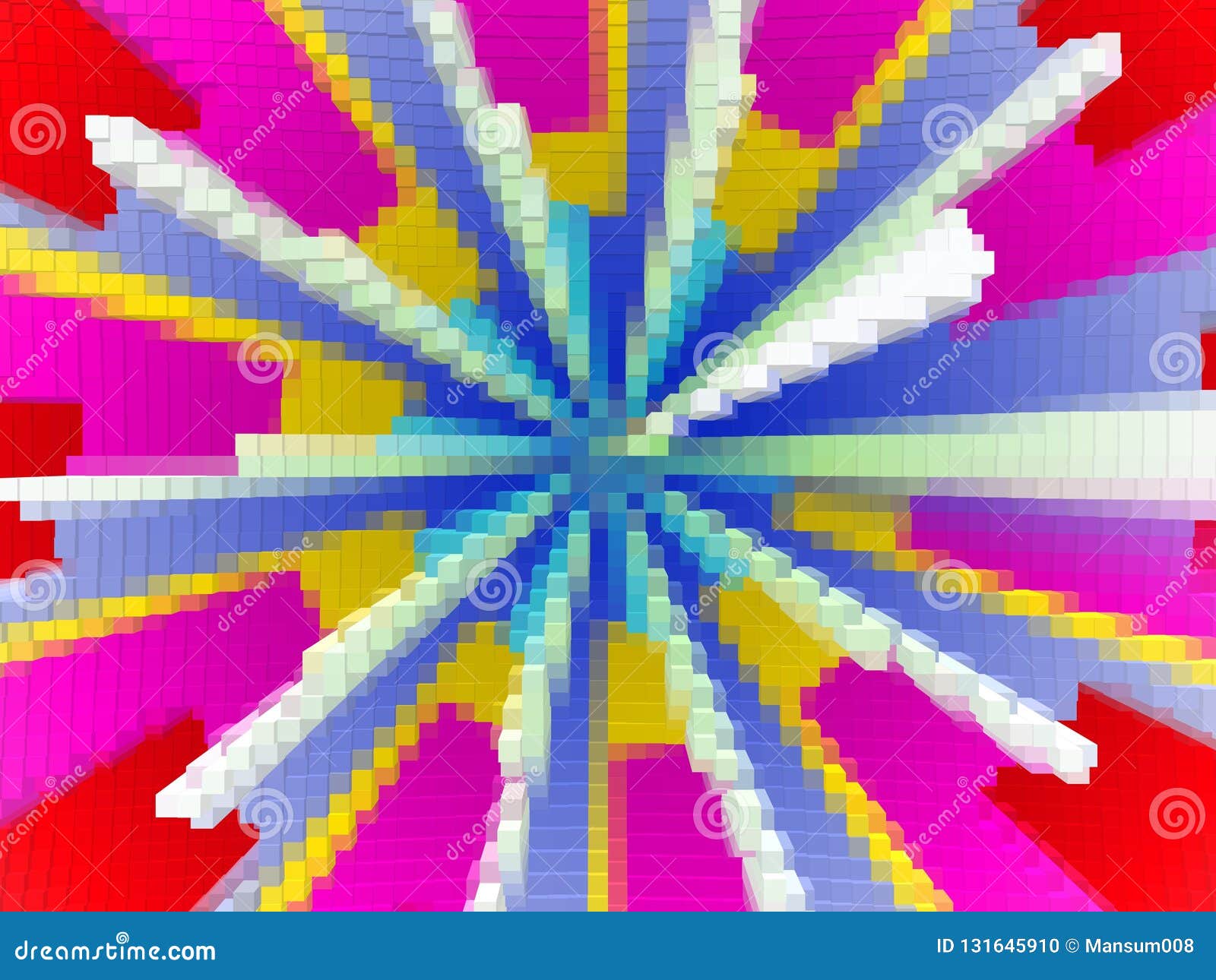 Art Color Blocks Abstract Pattern Background Stock Illustration ...