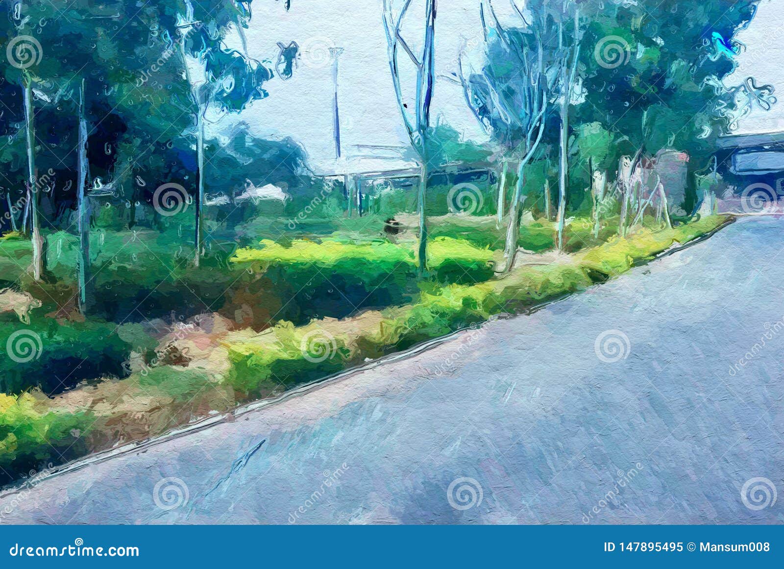 Art Color Building Pattern Background Stock Illustration - Illustration ...