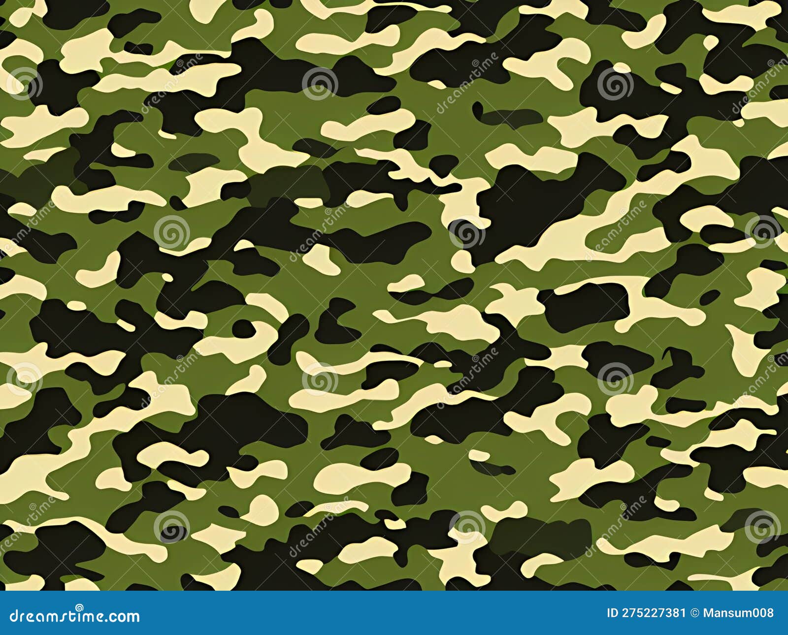 Color of Camouflage Pattern, Abstract Background Stock Illustration ...