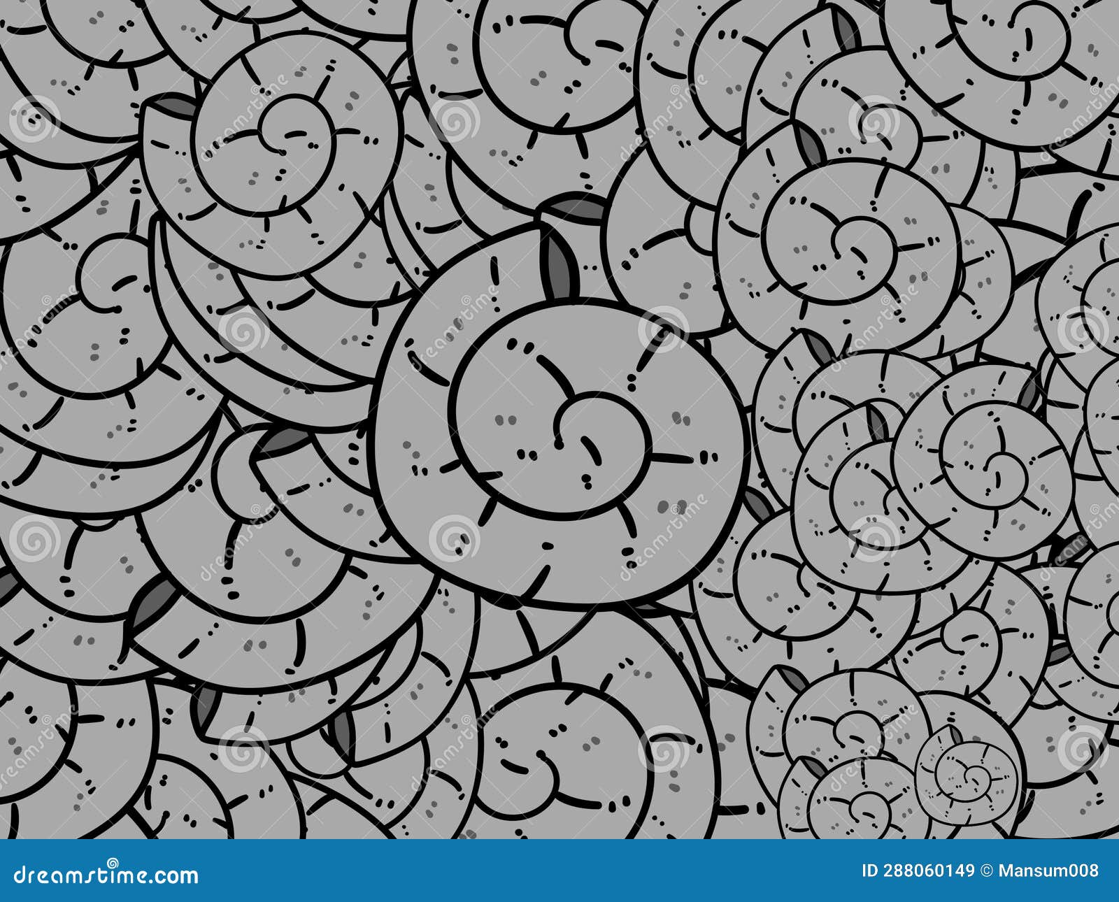 Color of Fossil Pattern Background Stock Illustration - Illustration of ...