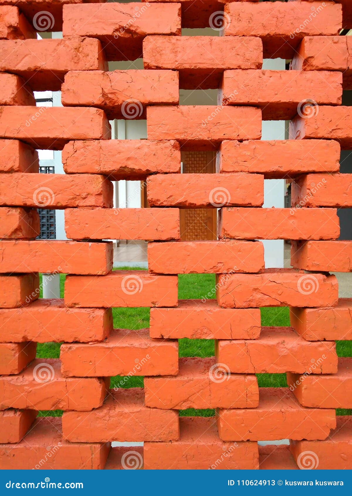 The art of stacking bricks stock image. Image of stacking - 110624913