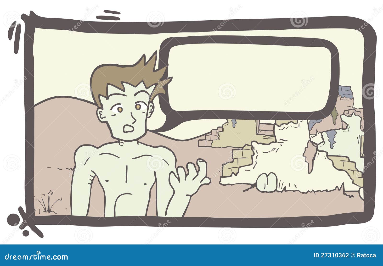 Art comic scene stock vector. Illustration of style, painting - 27310362