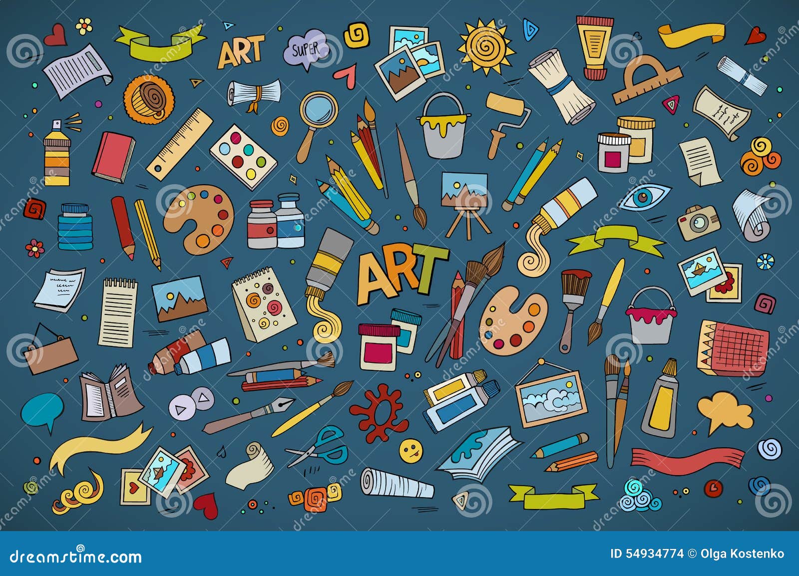 Art Craft Vector Symbols Objects Stock Illustrations – 171 Art Craft ...