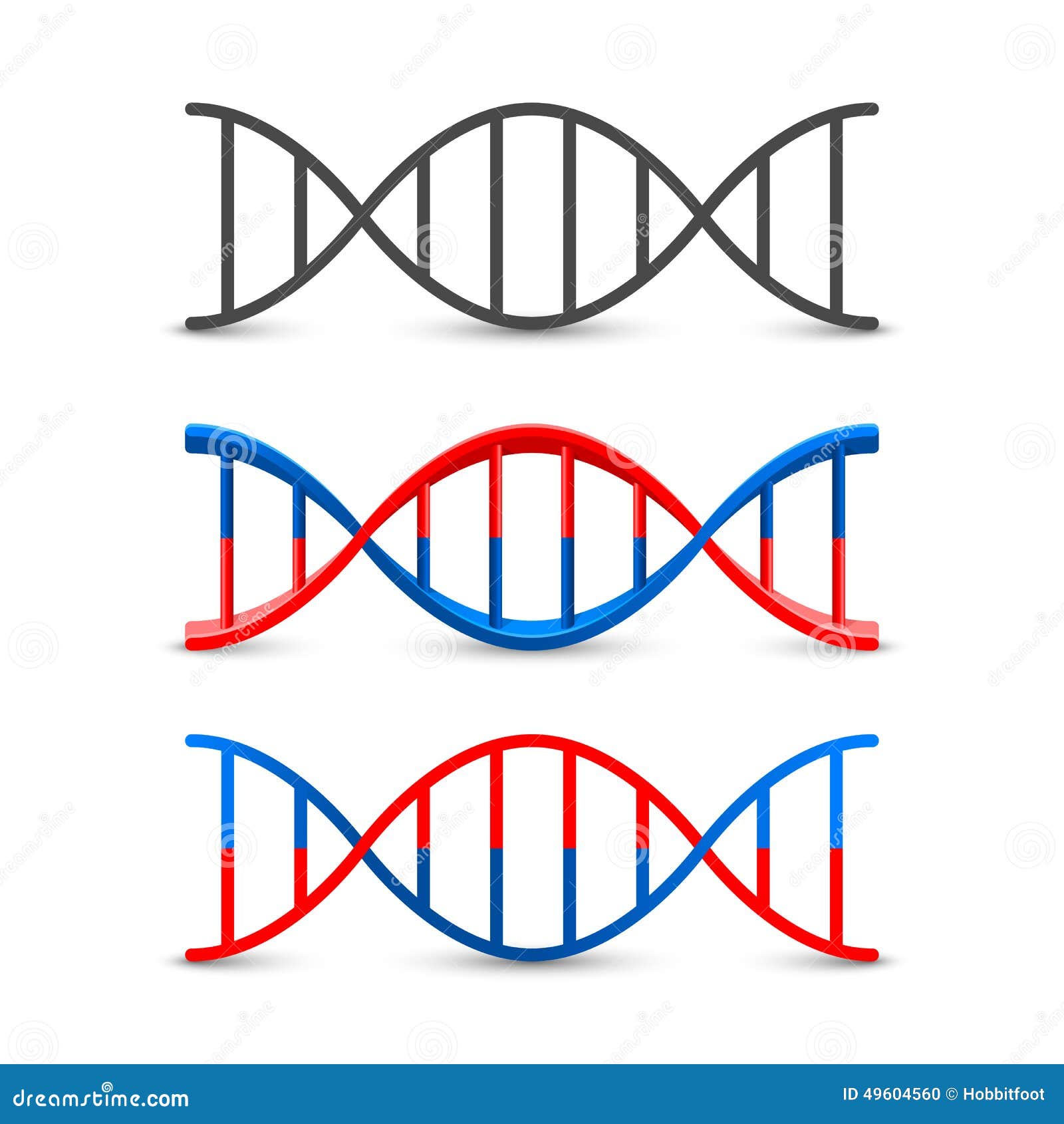 Art D'ensemble De Symbole D'ADN Illustration de Vecteur - Illustration ...