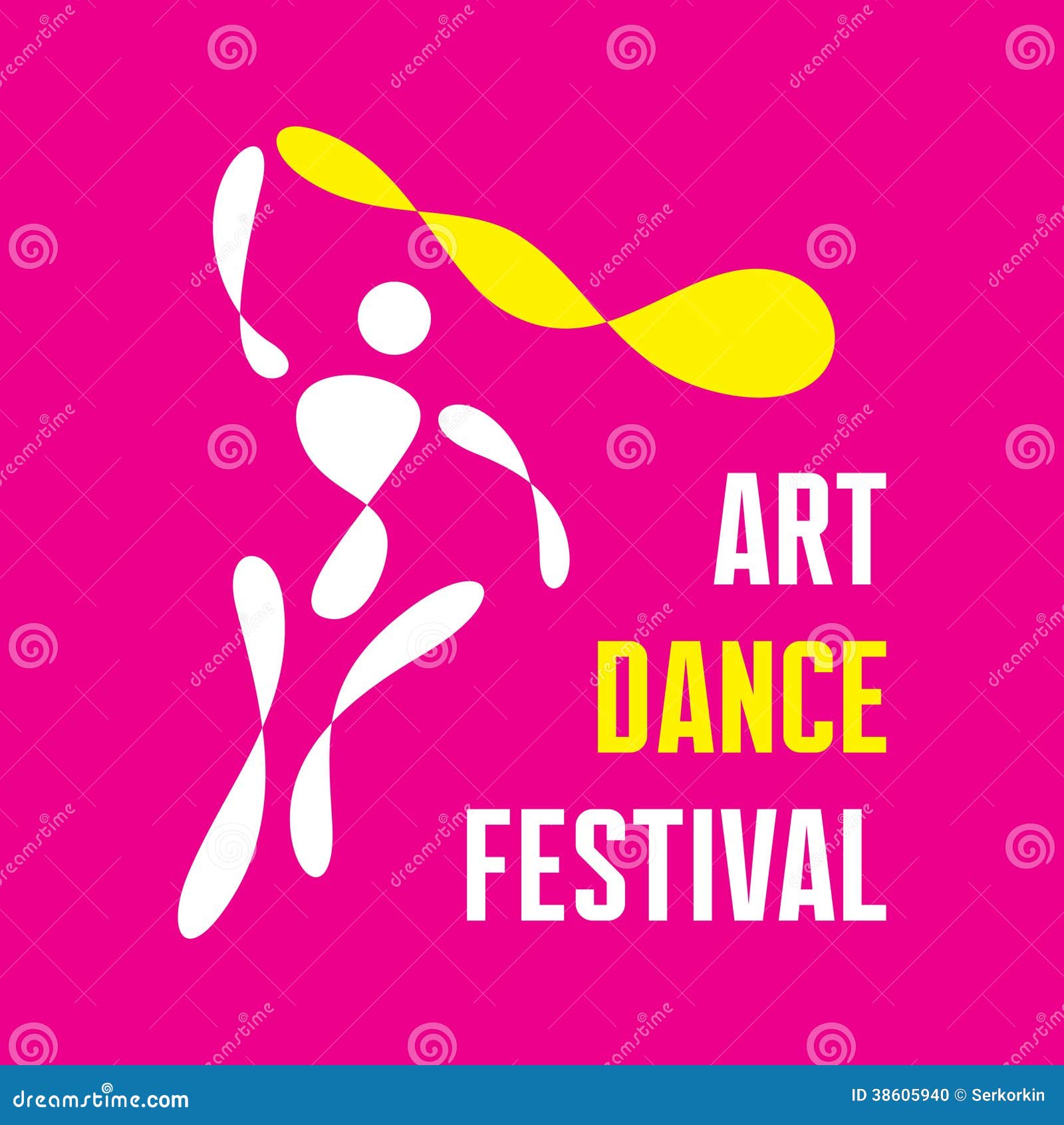 Art Dance Festival - Vector Logo Template Stock Vector - Illustration ...