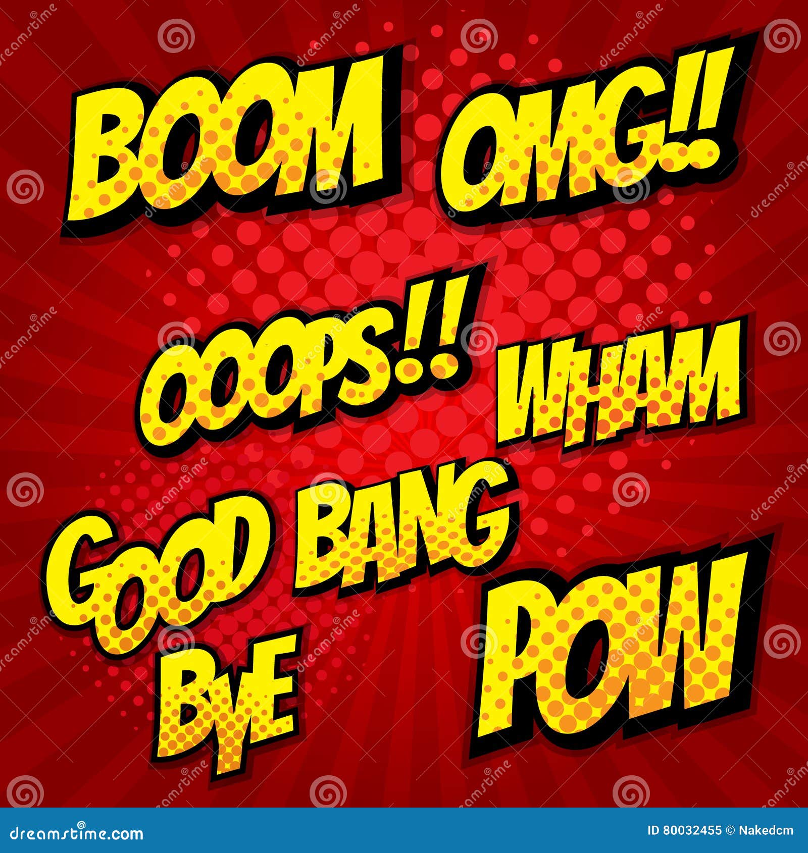 Art De Bruit, Bulle De La Parole De Bande Dessinée Illustration de ...