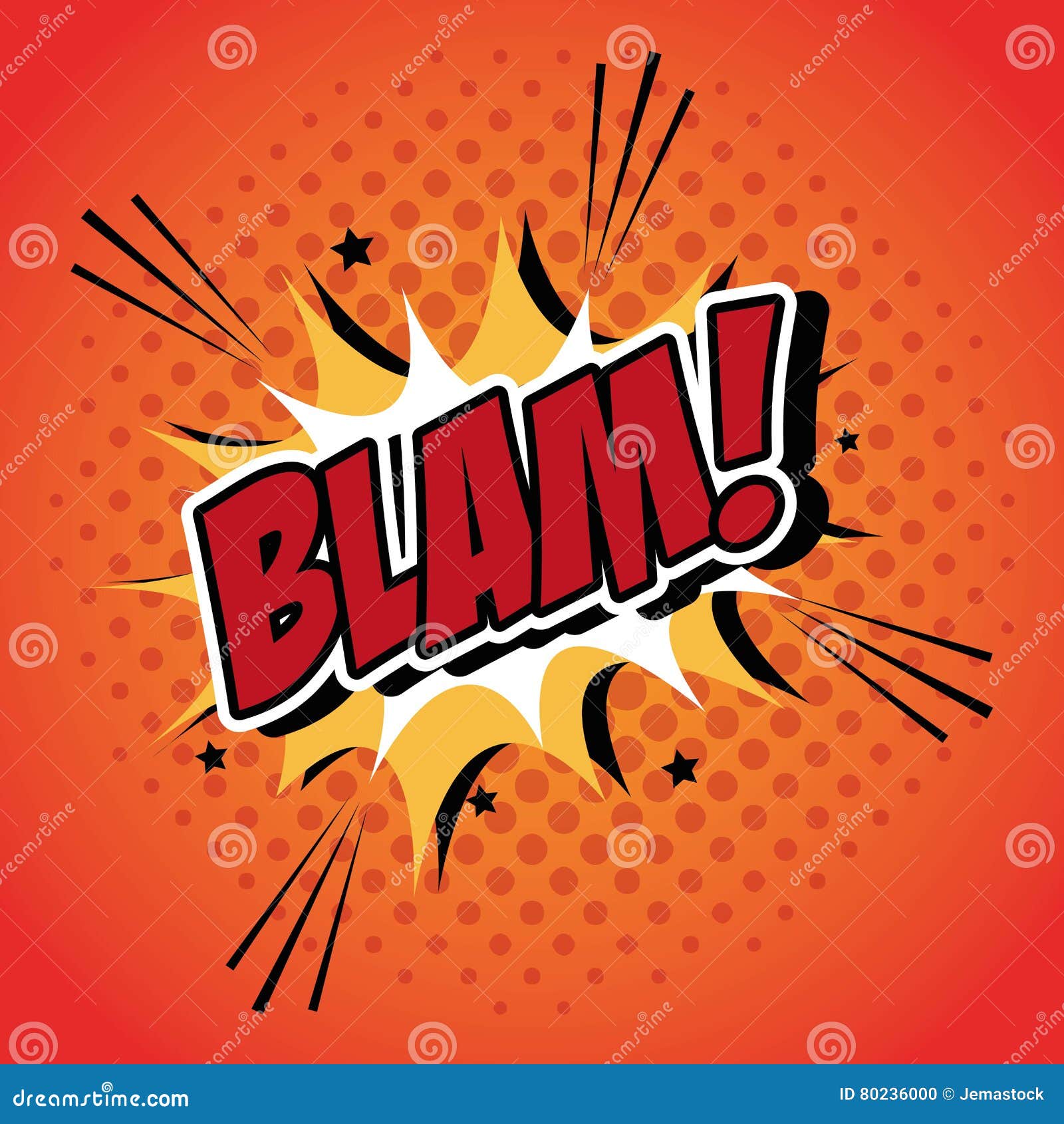 Art De Bruit De Bulle De Conception De Blam Illustration de Vecteur ...