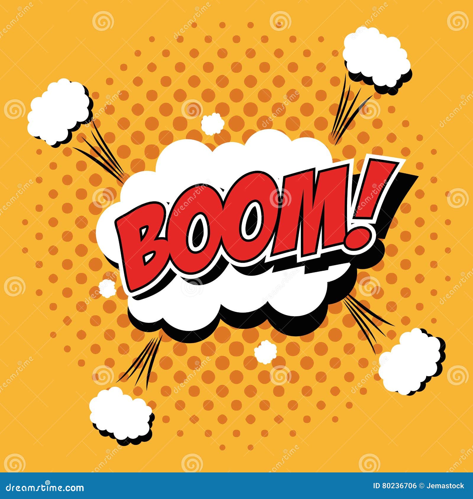 Art De Bruit De Bulle De Conception De Boom Illustration de Vecteur ...