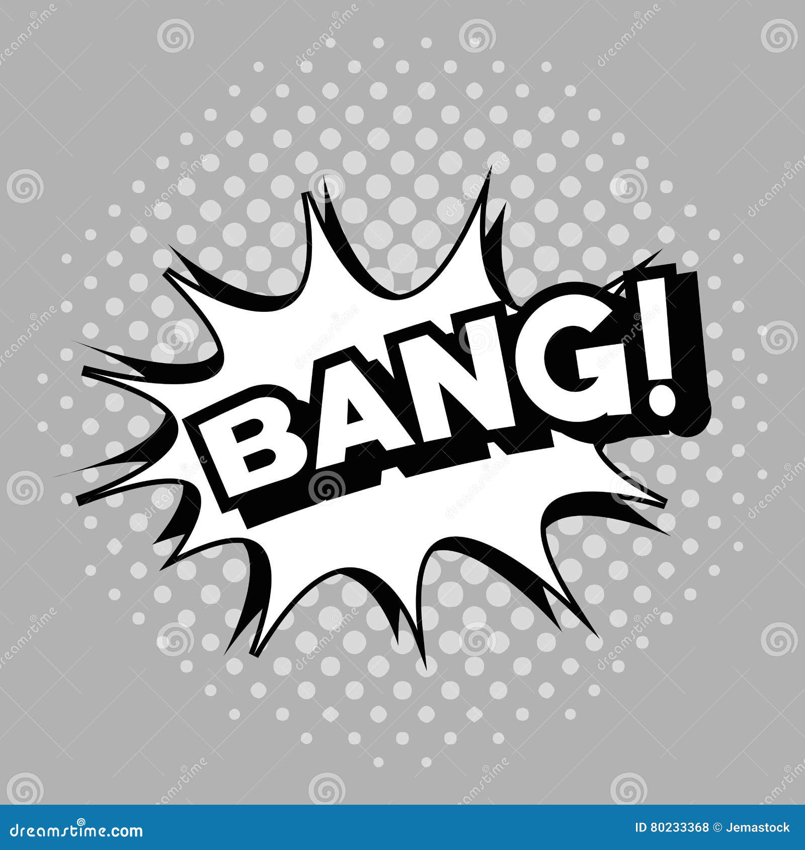 Art De Bruit De Bulle De Conception De Coup Illustration de Vecteur ...