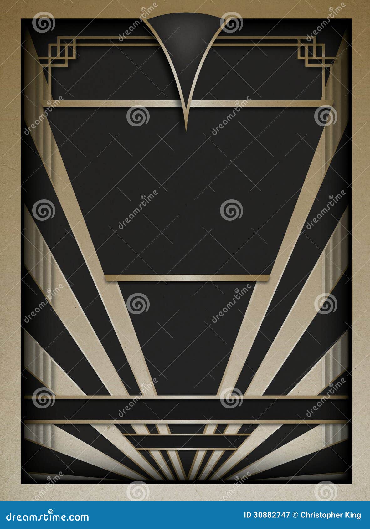 Art Deco Background Et Cadre Illustration de Vecteur - Illustration du ...