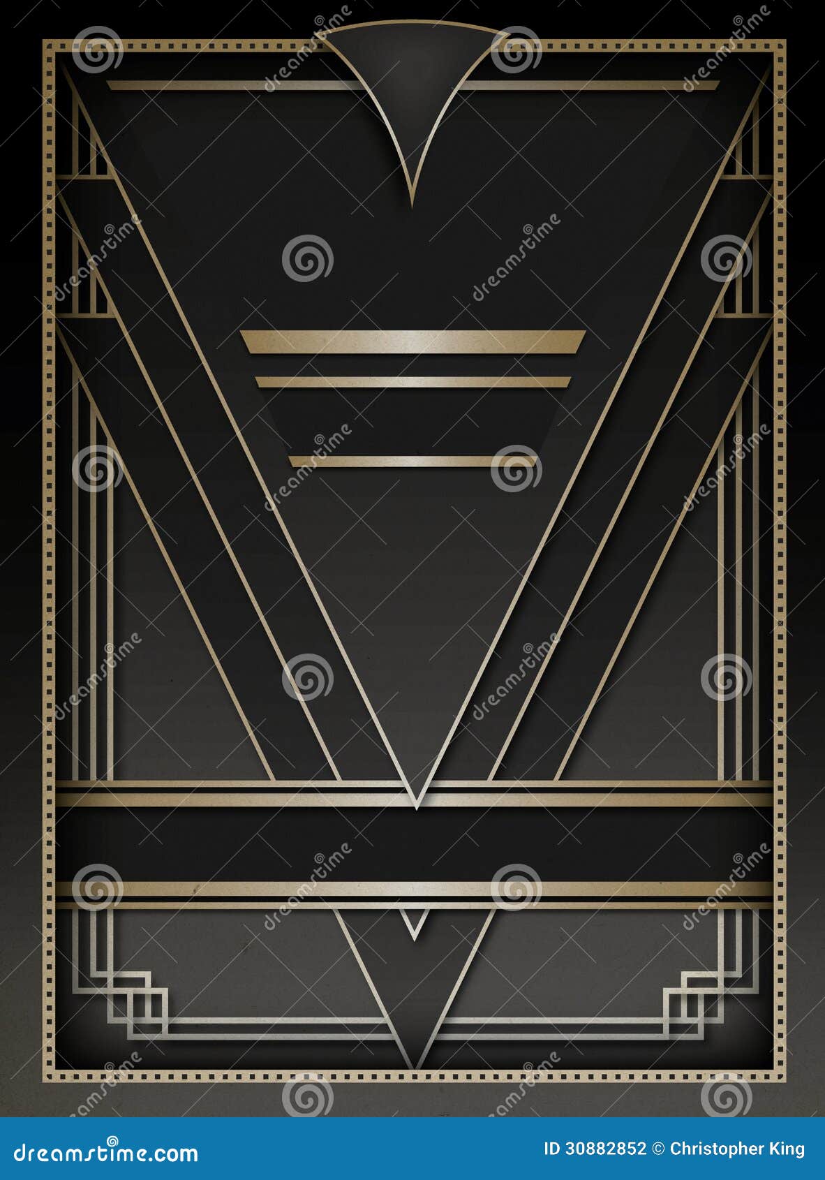 Art Deco Background and Frame Stock Vector - Illustration of deco ...