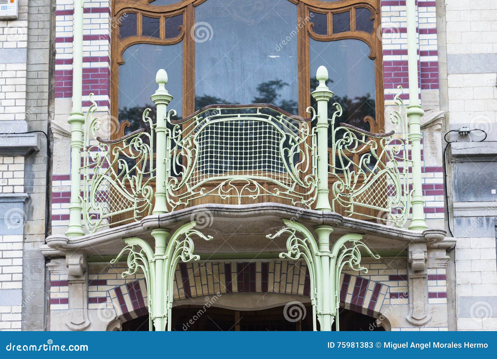 Art deco in Brussels stock image. Image of tourism, landmark - 75981383