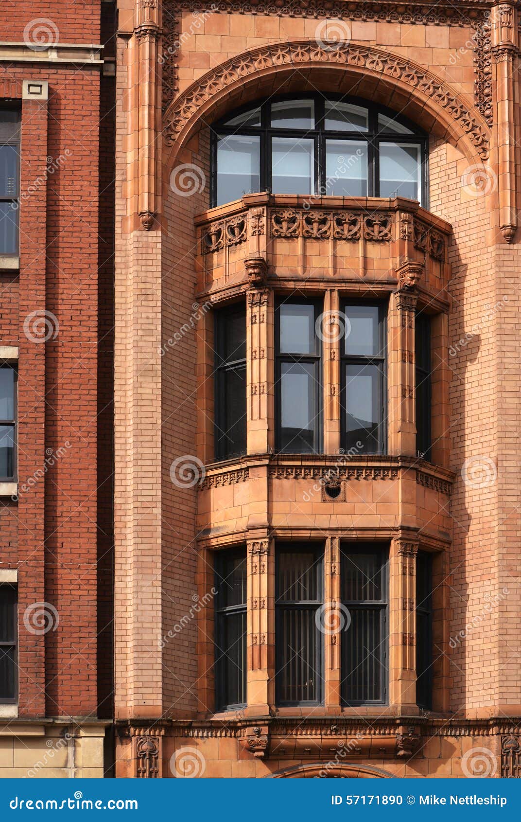 Art Deco Building in Manchester UK Stock Photo - Image of classical ...